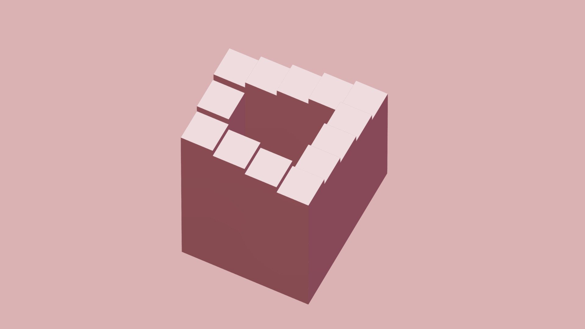 M_C_ Escher's Infinite Staircase Optimised - 3D model by Jason Kan ...