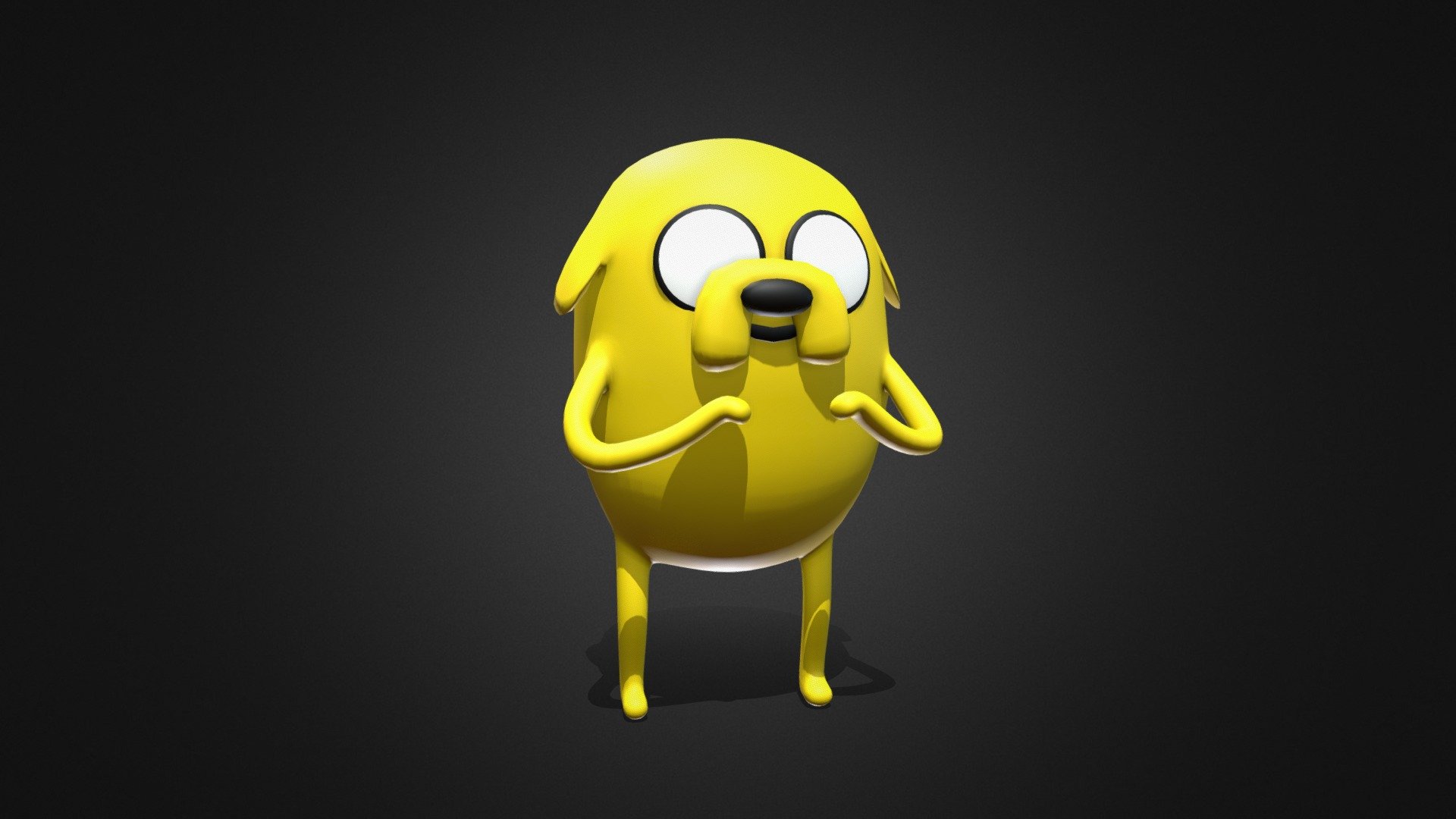 Jake | Adventure Time - 3D model by Felipe Garcia (@fgarcia152202 ...