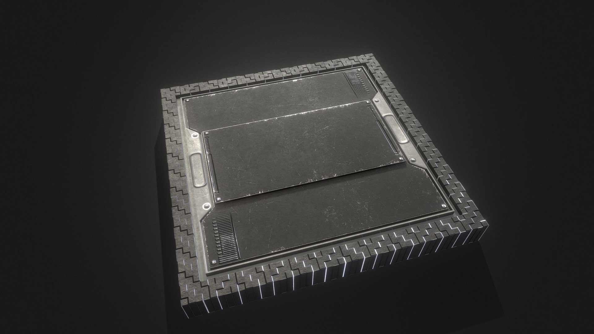 Floor Center Modular - 3D model by lupusnord [e3b8f89] - Sketchfab