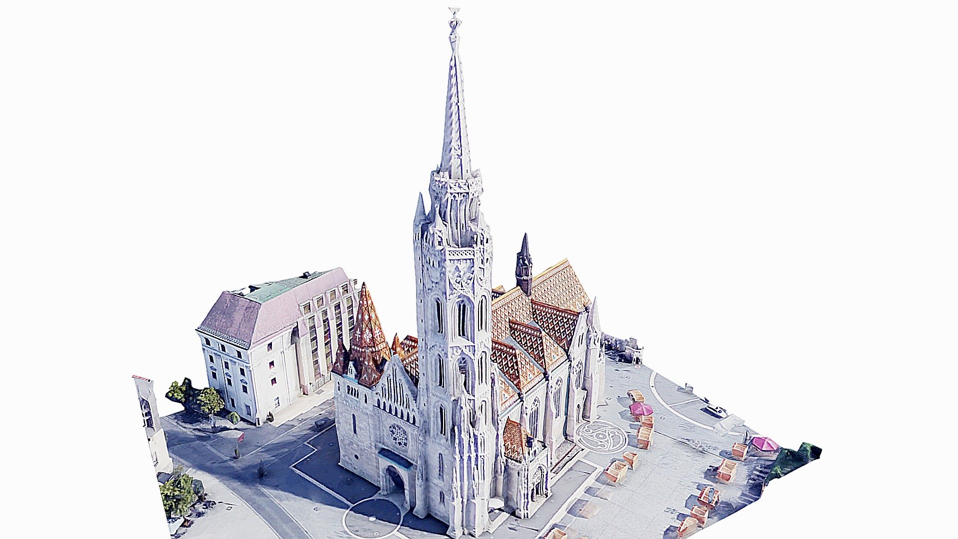 Matthias Church,budapest,map,scan,hungary - 3D model by SENSIET ...