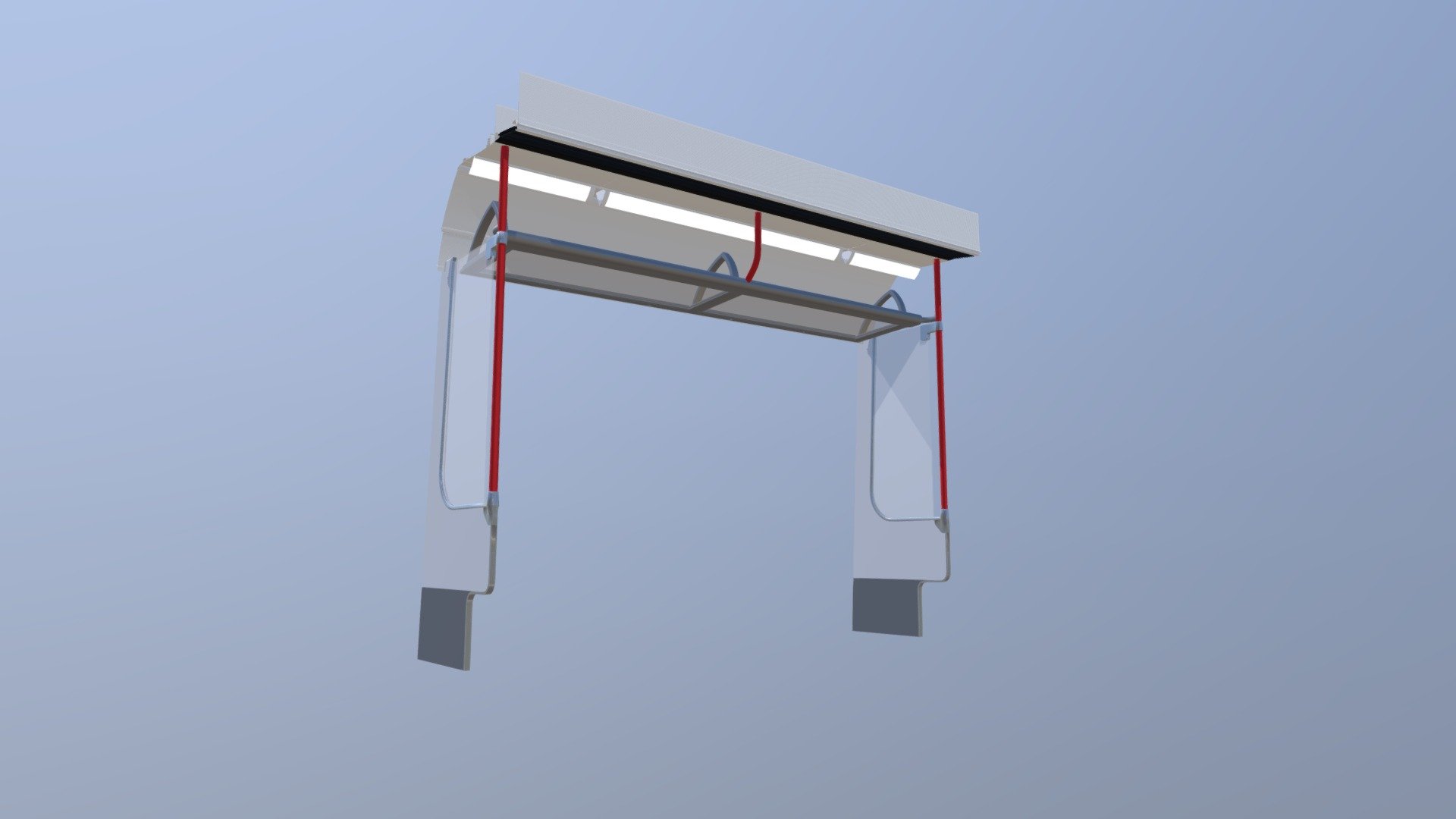 Luggage Rack Section v2 - 3D model by creactive-transport [e3b9ea5 ...