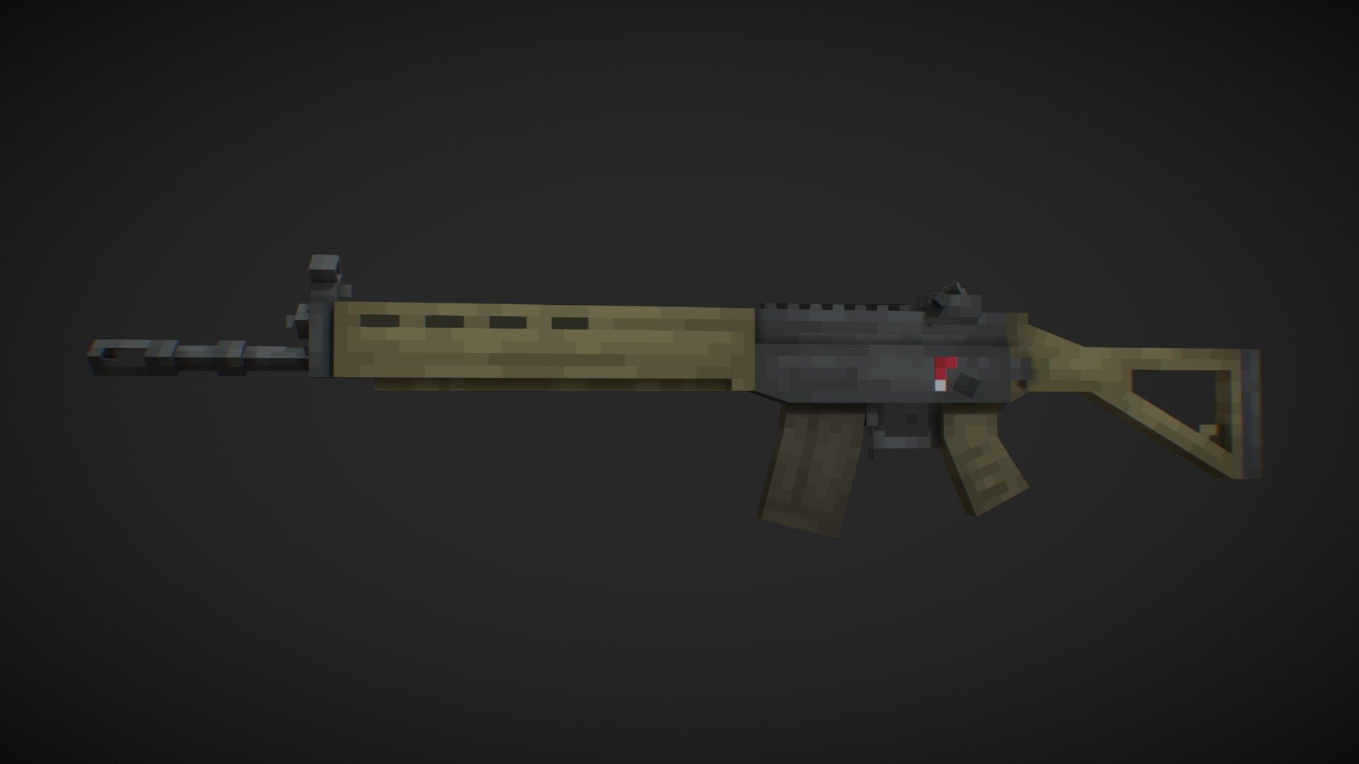 SIG SG 550 | LowPoly - 3D model by Arkharov (@arkhar0v) [e3ba7f3 ...