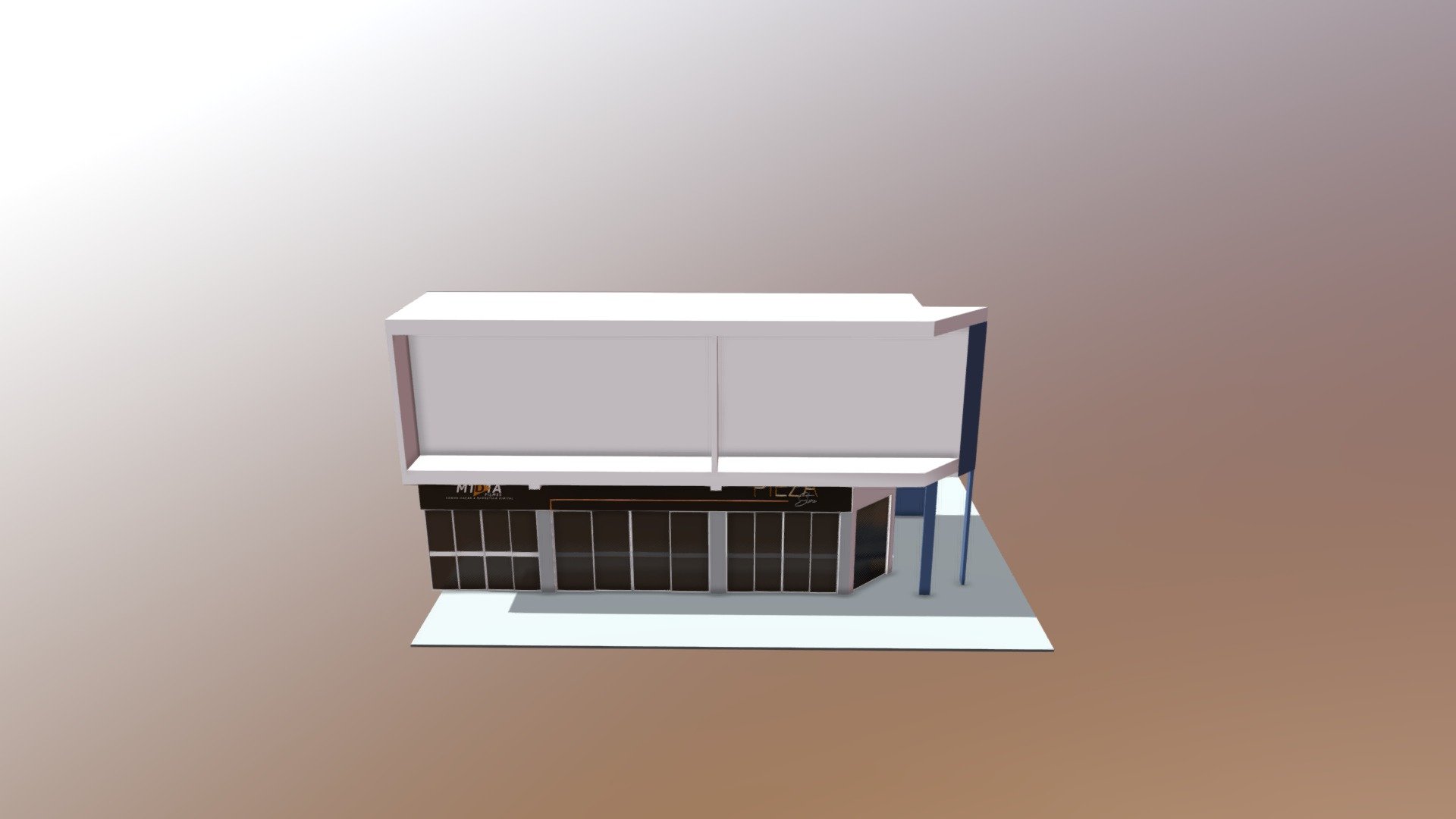 Fachada com linha - 3D model by edsonsantoro [e3bad04] - Sketchfab
