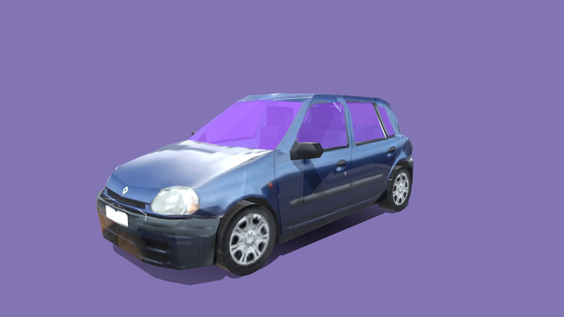 1997 Renault Clio Mk.2 - Download Free 3D model by ImperialBlue3D ...