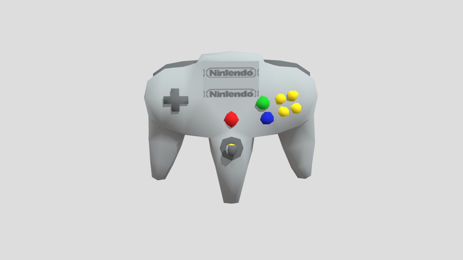 Tony Hawks Pro Skater 2 Nintendo 64 Controller - Download Free 3D model ...
