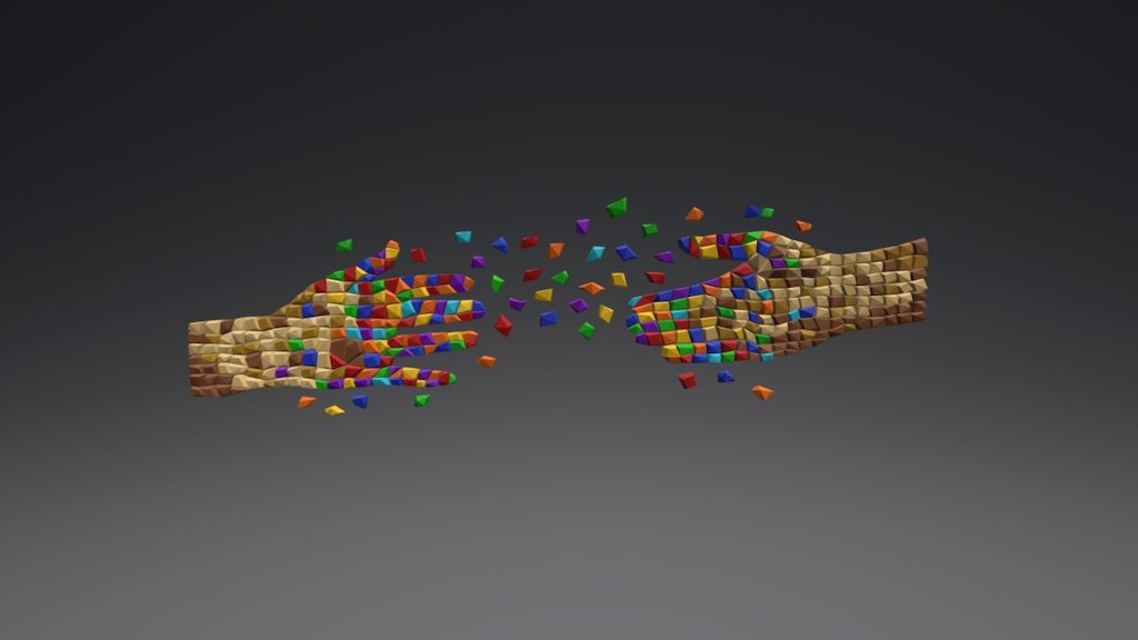 Fresque Immigration Test - 3D model by dtworkshop [e3bd269] - Sketchfab
