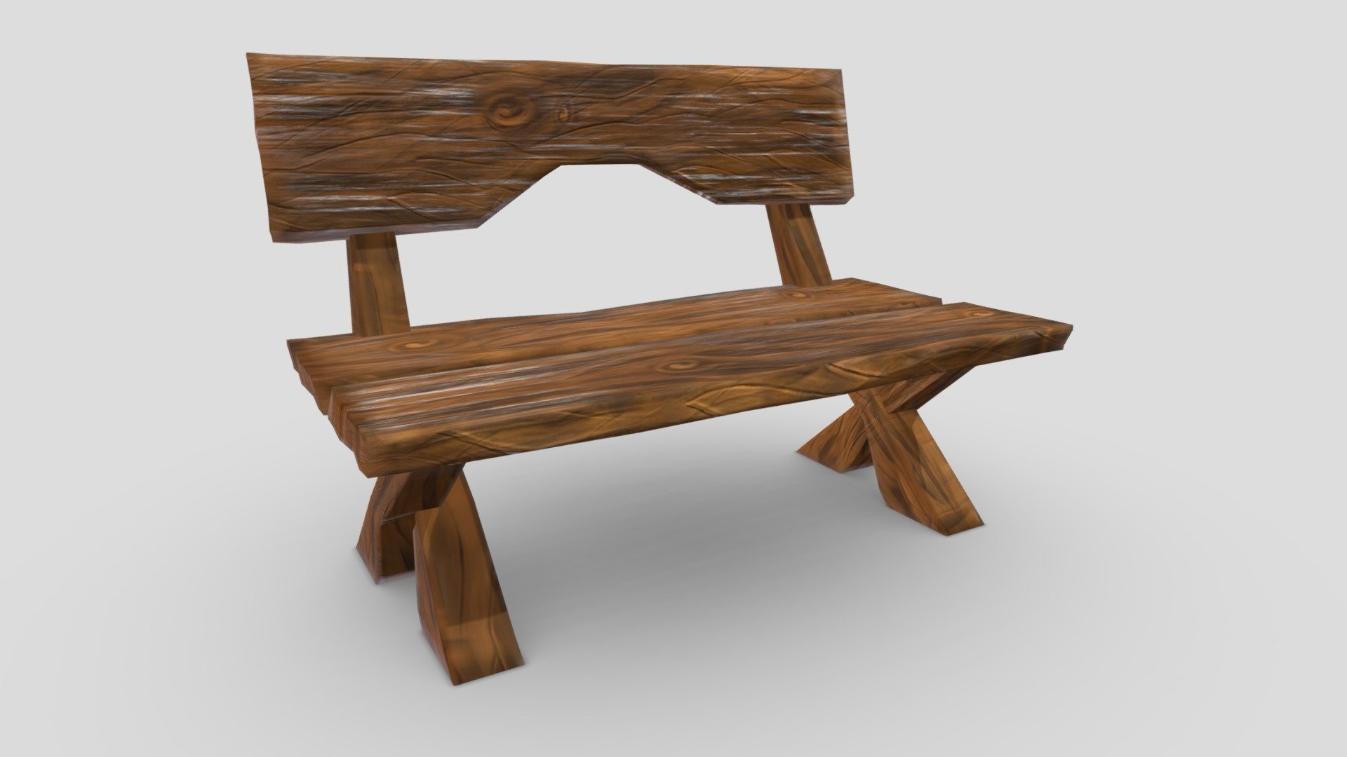 cartoon bench - Buy Royalty Free 3D model by 3DAnvil [e3be75a ...