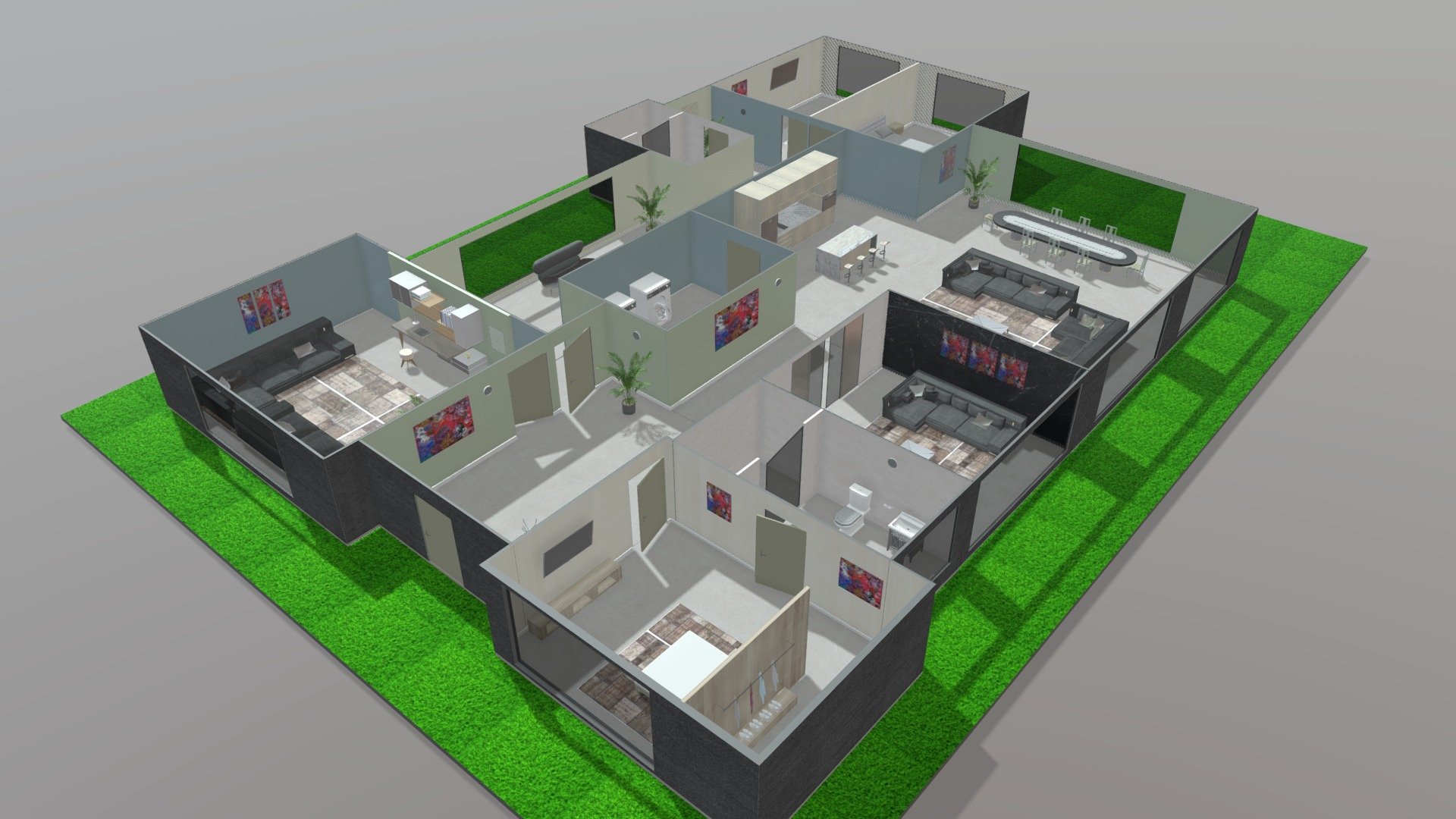 Mini house - Buy Royalty Free 3D model by luismi93 [e3bf334 ...