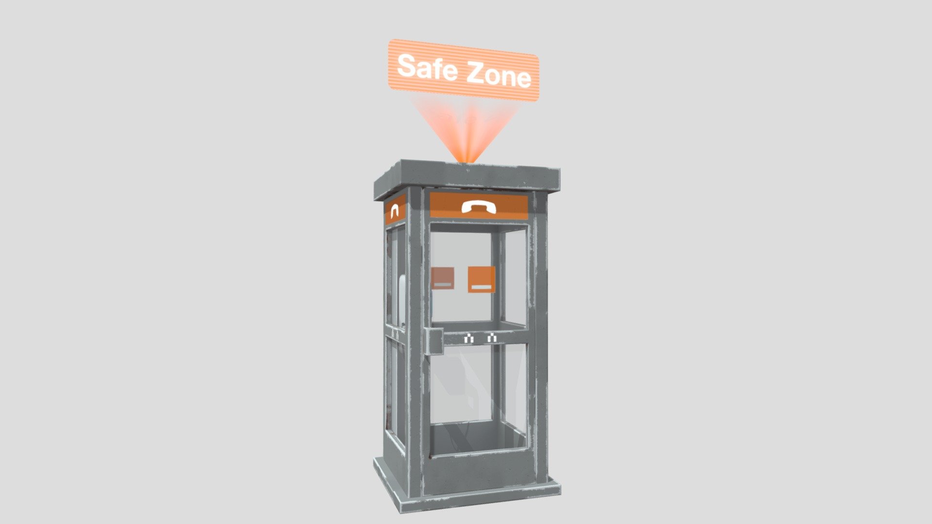 Orange Safe Zone [French] Phone - Download Free 3D model by ...