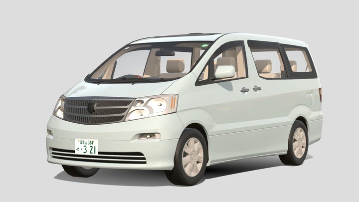 Toyota-alphard 3D models - Sketchfab