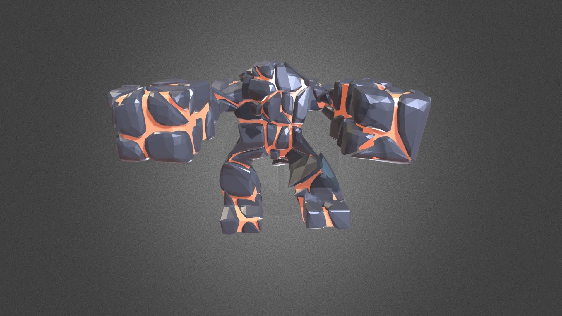 Lava Monster - Download Free 3D model by dartuchiwa [e3c0346] - Sketchfab