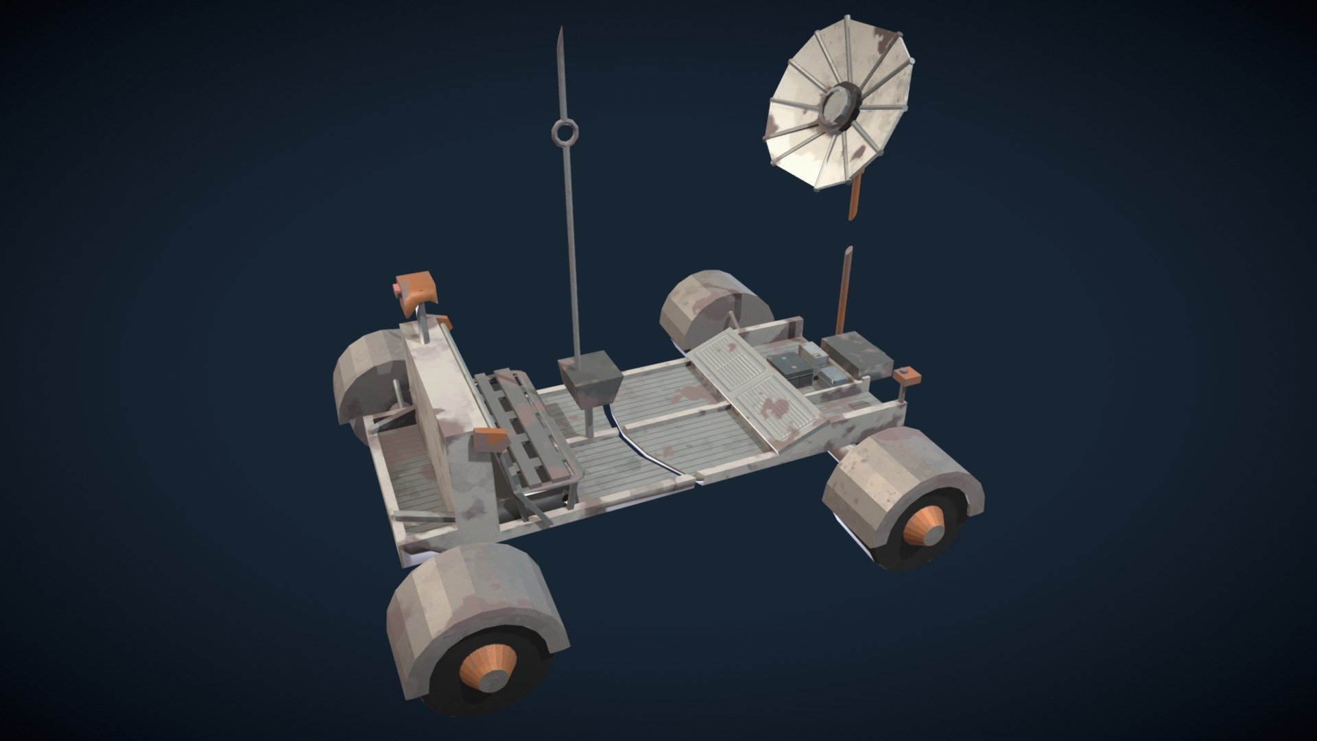 Moonrover - 3D model by ariana_dietzel [e3c0caf] - Sketchfab