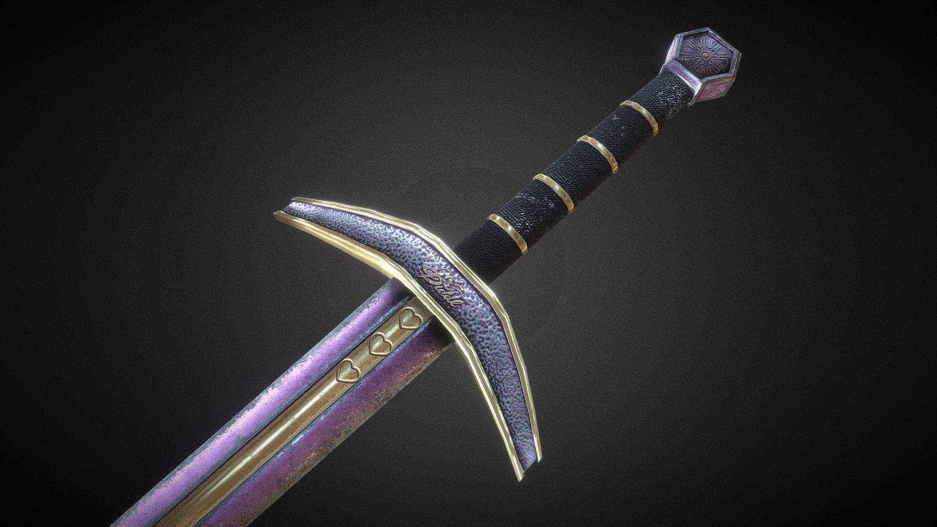 Pink Sword - Download Free 3D model by MrTomas [e3c1b69] - Sketchfab