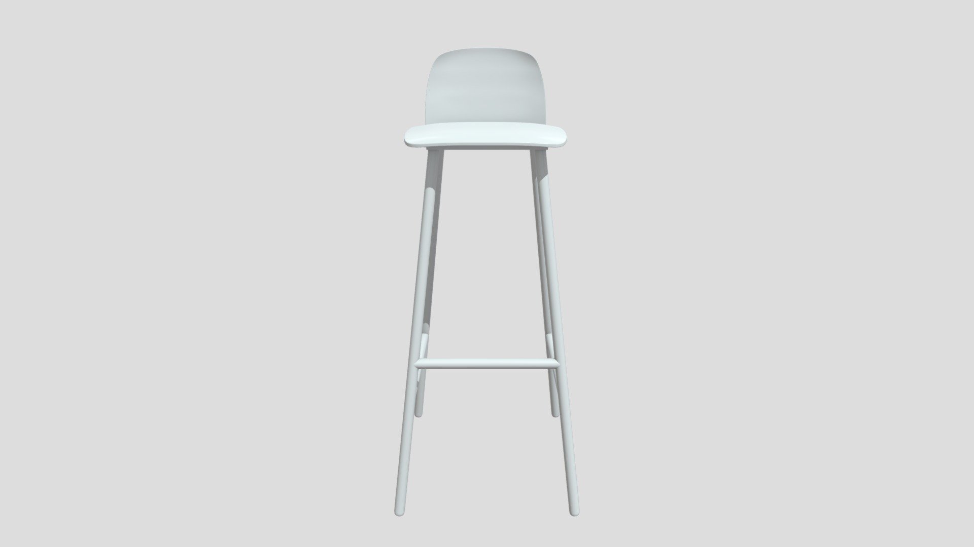 Nerd Bar Stool H75 - Buy Royalty Free 3D model by 3DImaginationHub [e3c1da4] - Sketchfab Store