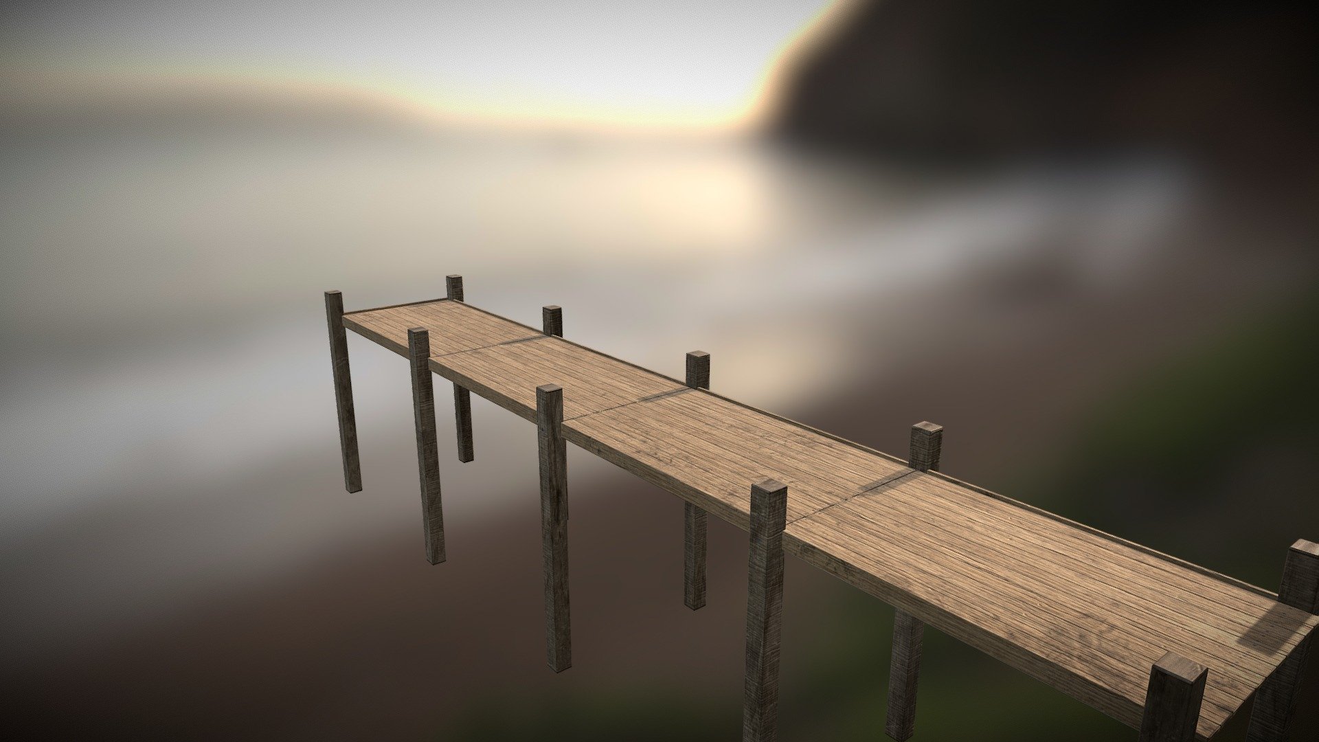 Pier - 3D model by Myaskill [e3c1e5a] - Sketchfab