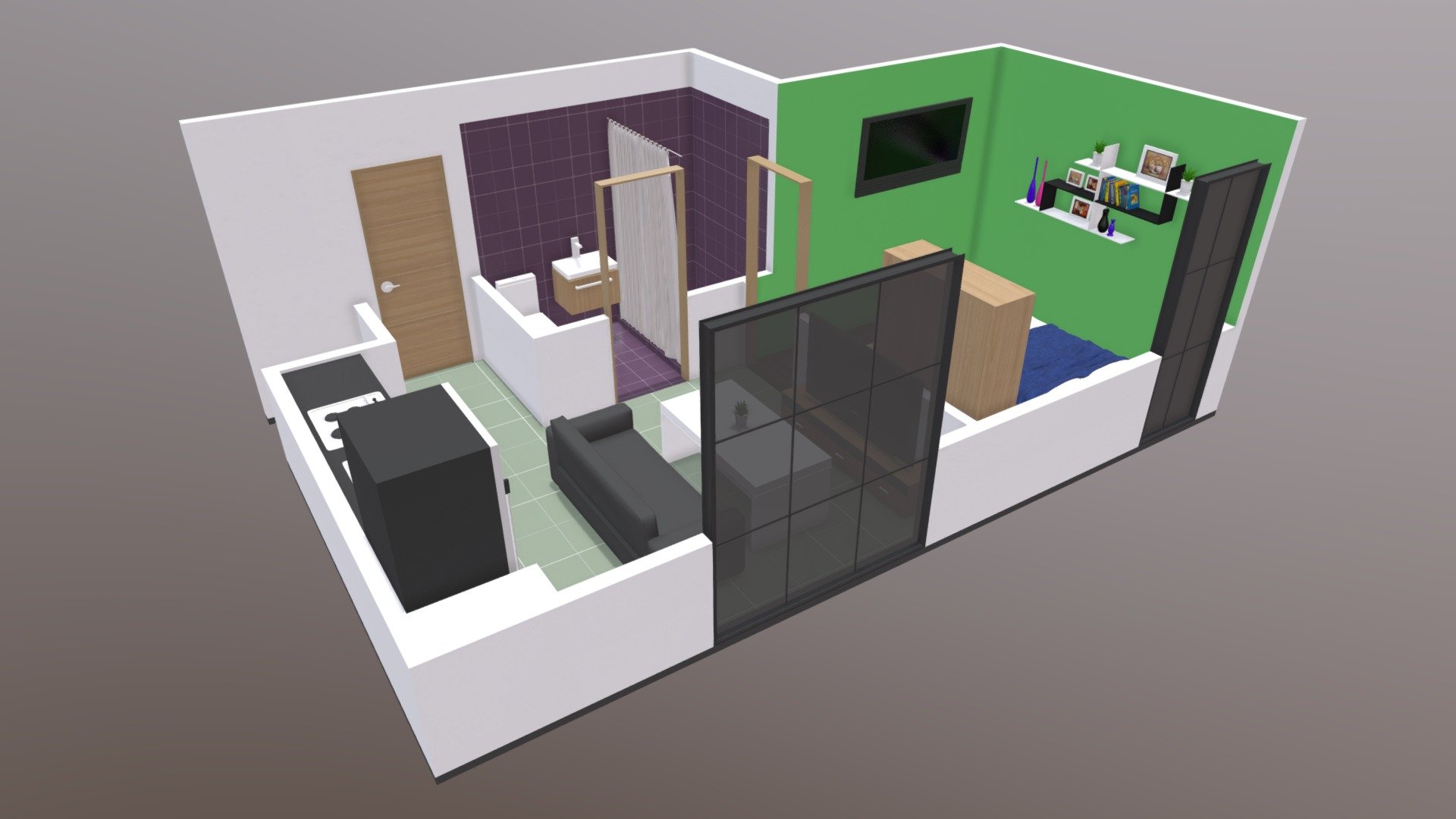 DMCI - Satori Residences 1 BR D End - 3D model by signetproperties ...