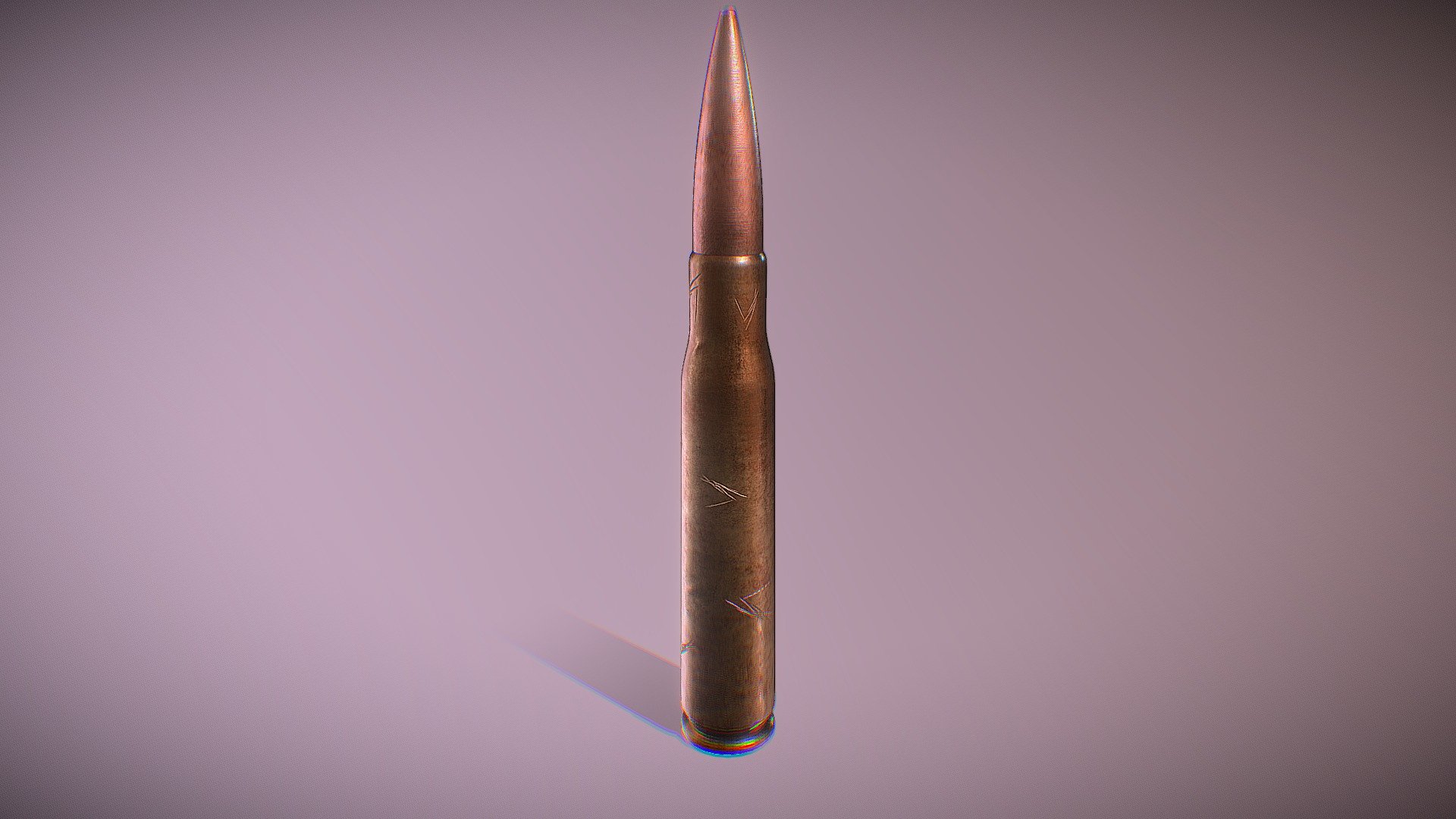 High Caliber Bullet - 3D model by ahunter92 [e3c2c18] - Sketchfab