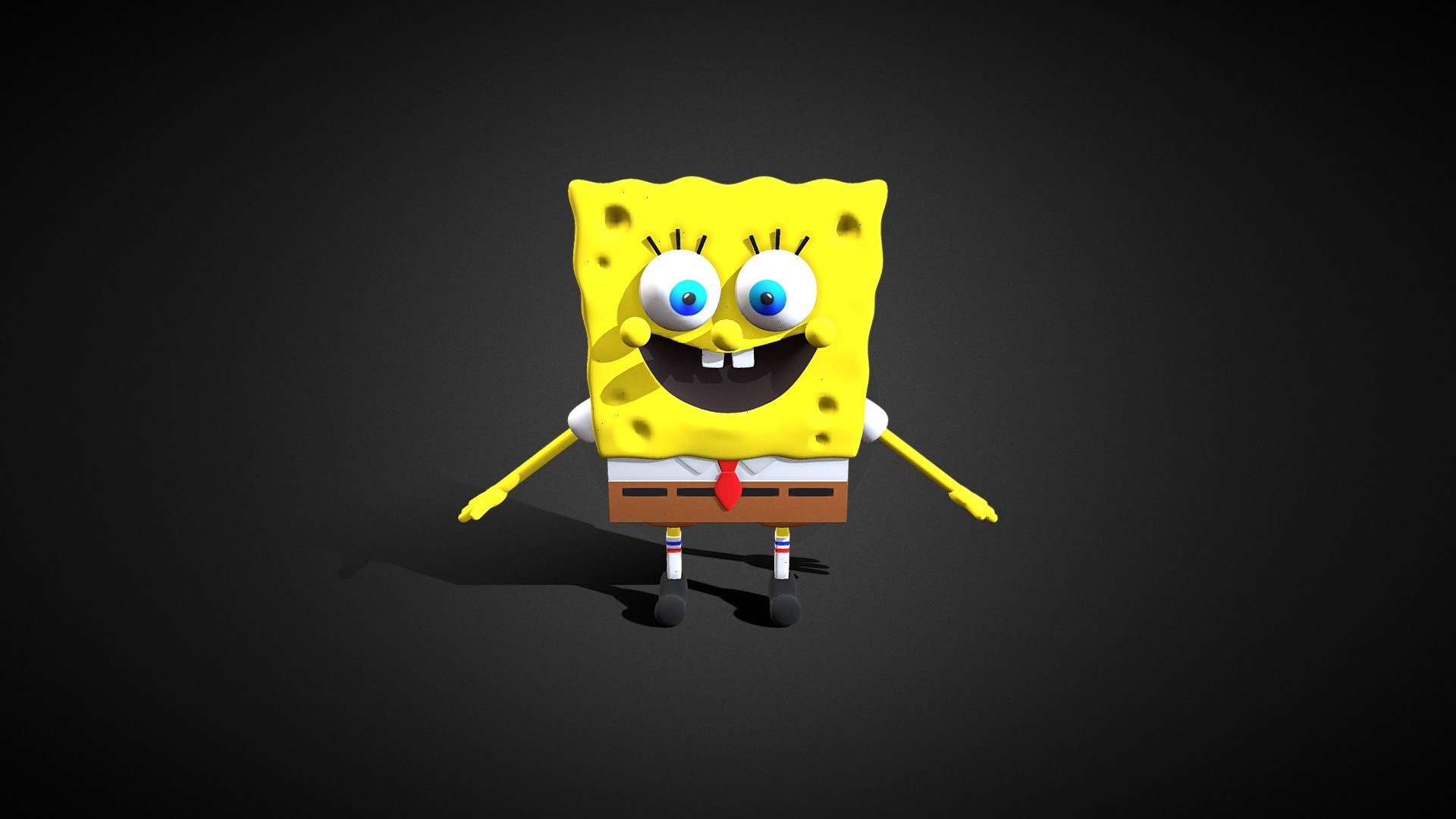 spongebob model - 3D model by ssaassaassaa977 [e3c4ebc] - Sketchfab