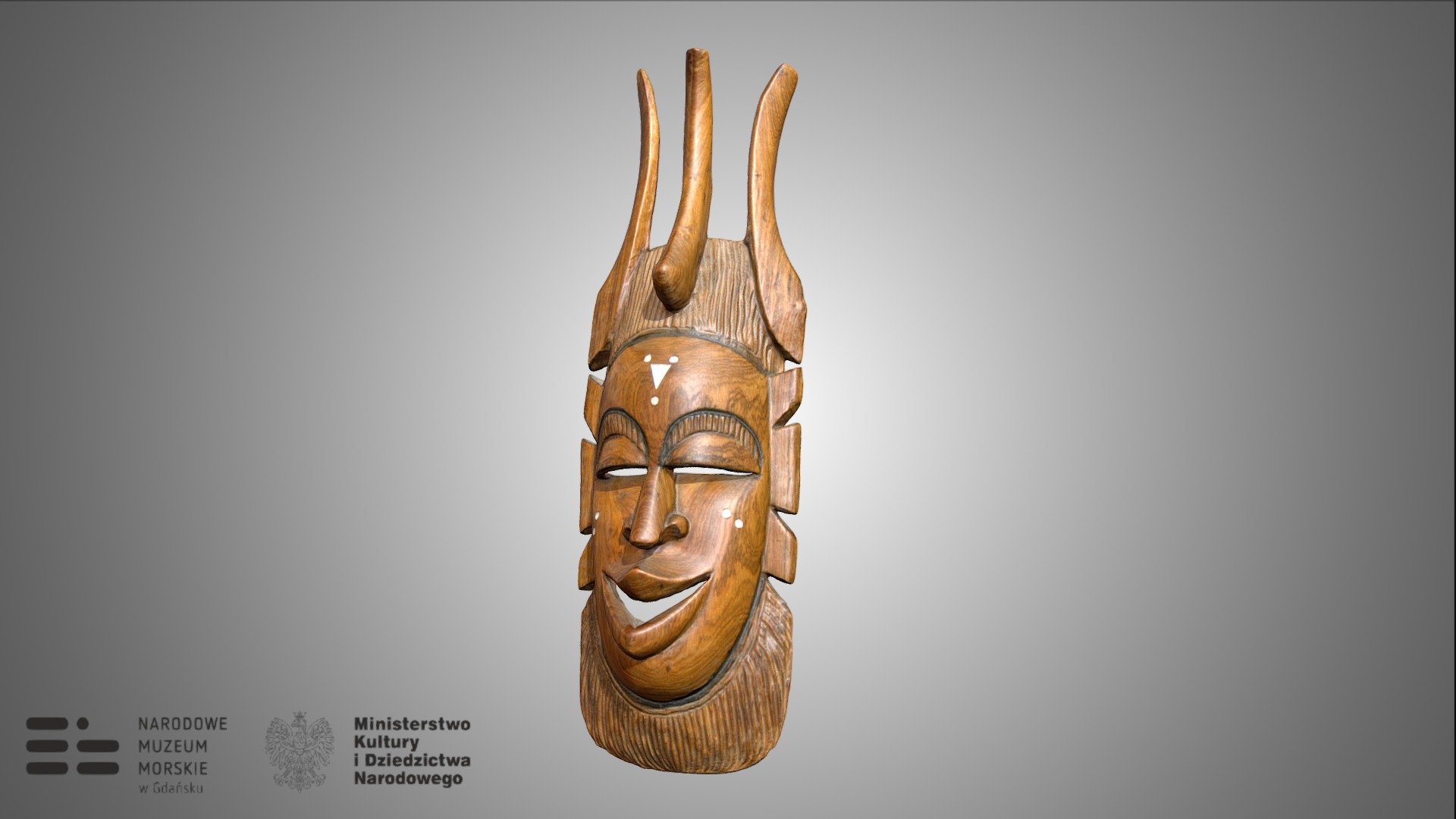 Maska dekoracyjna - 3D model by National Maritime Museum in Gdańsk ...