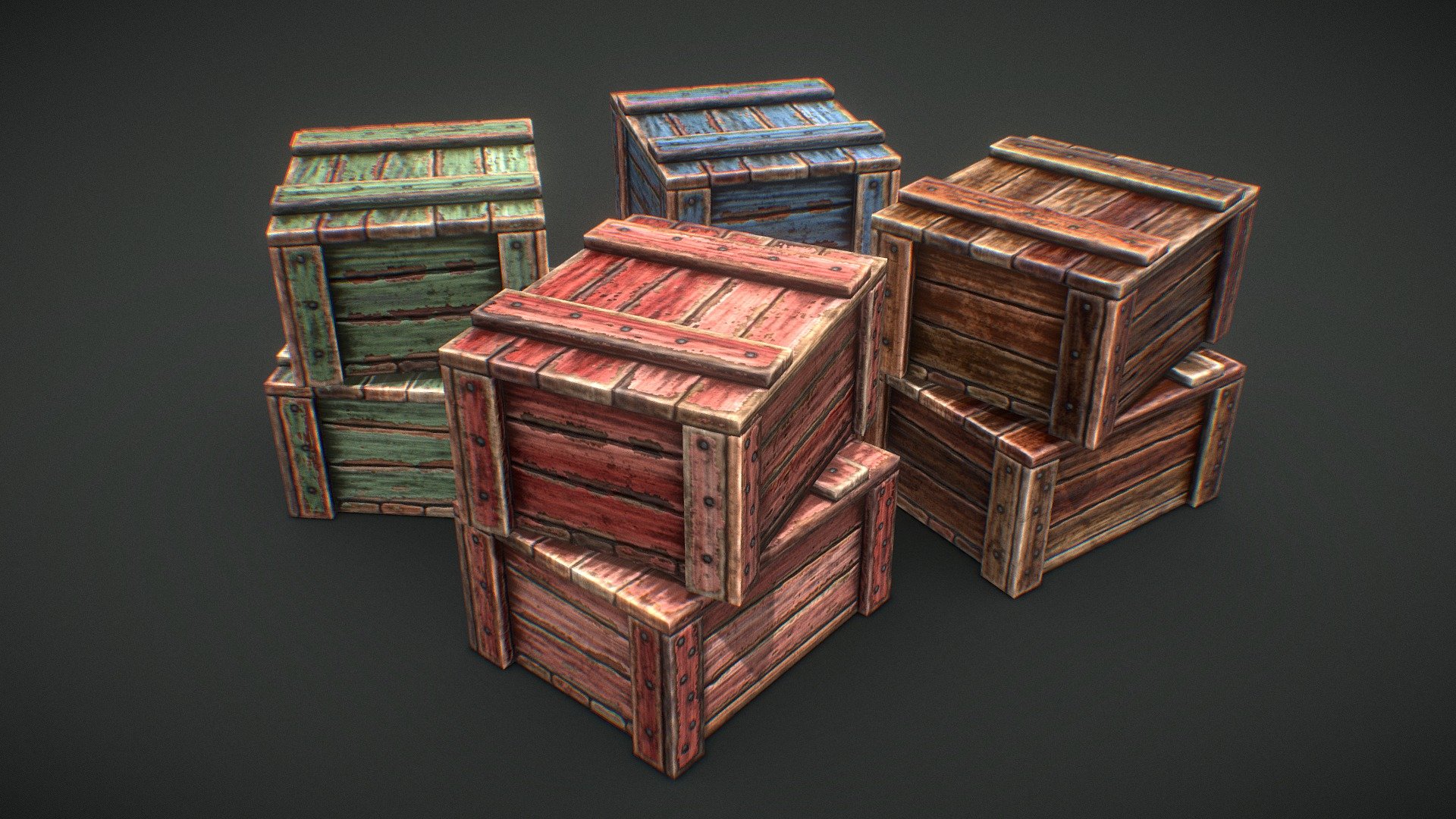 Box Wood 1 - Download Free 3D model by TSB3DMODELS [e3c682d] - Sketchfab