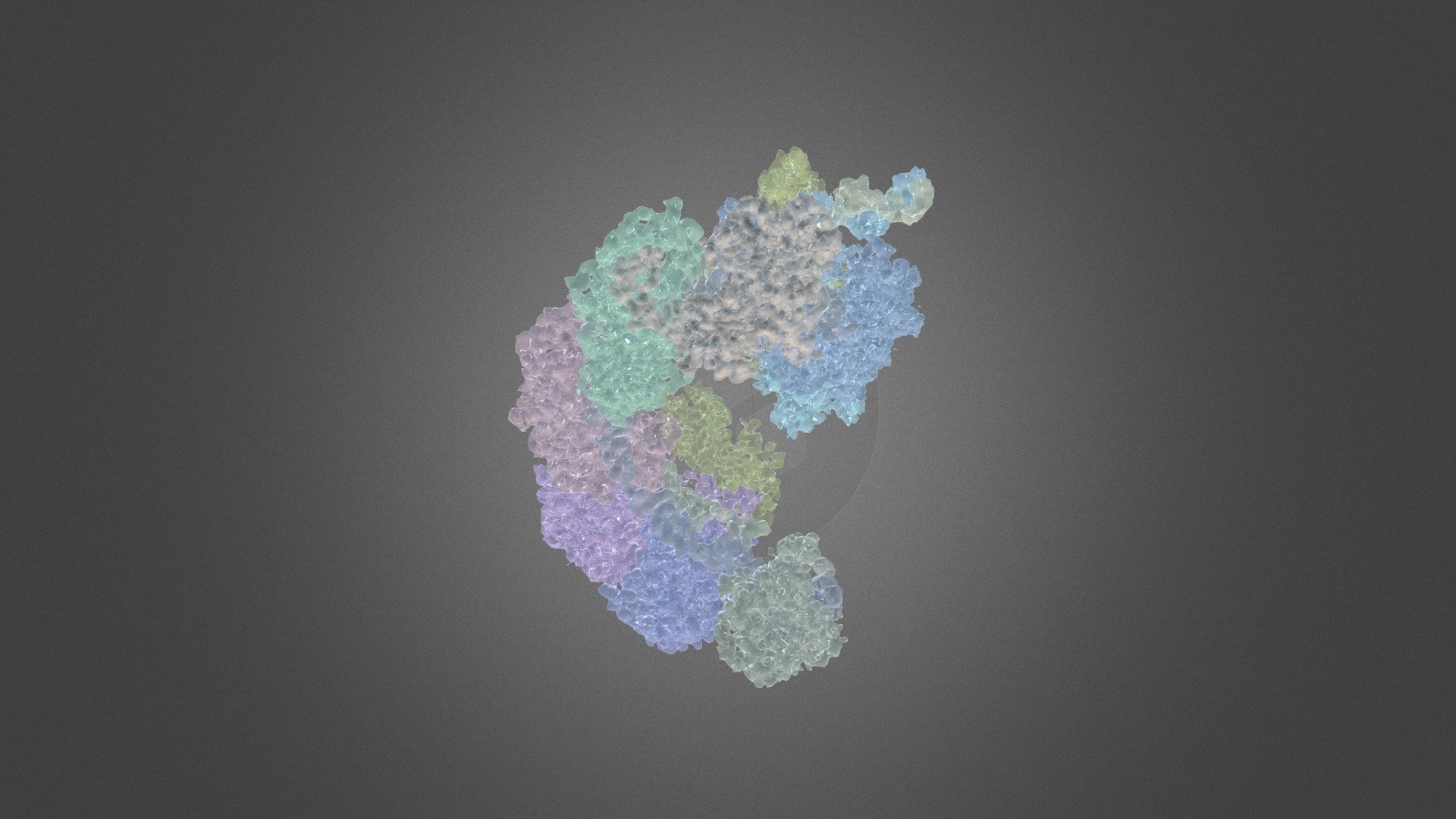 EMDB › EMD-9191 - 3D model by Interactive 3D Data (@proteinsimulation ...