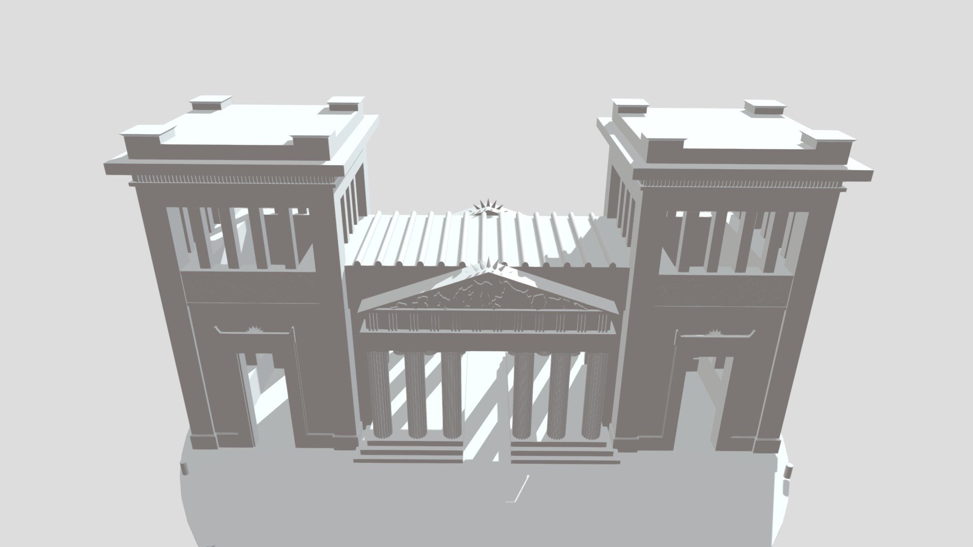 Greek Revival Building - 3D model by Myriam Misora (@MyriamMisora ...