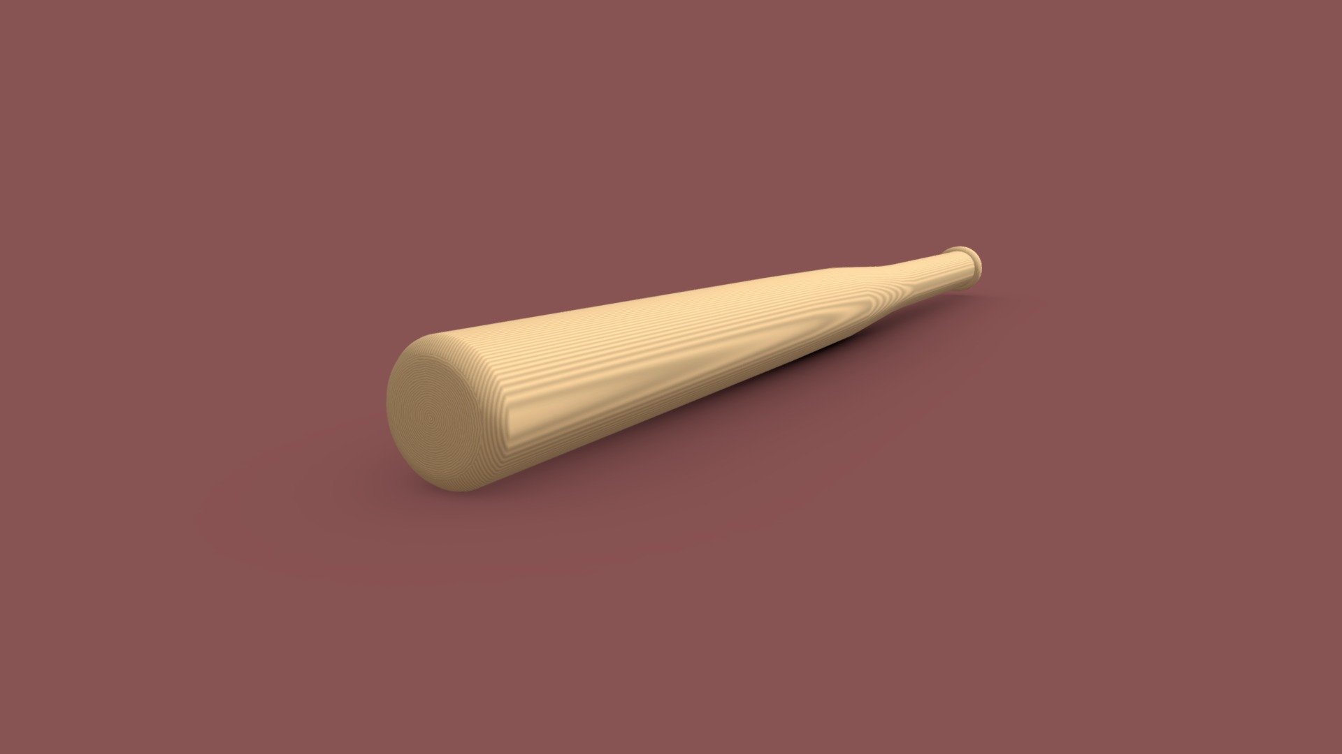 Baseball Bat - Download Free 3D model by Maggatron (@MaggaModels ...