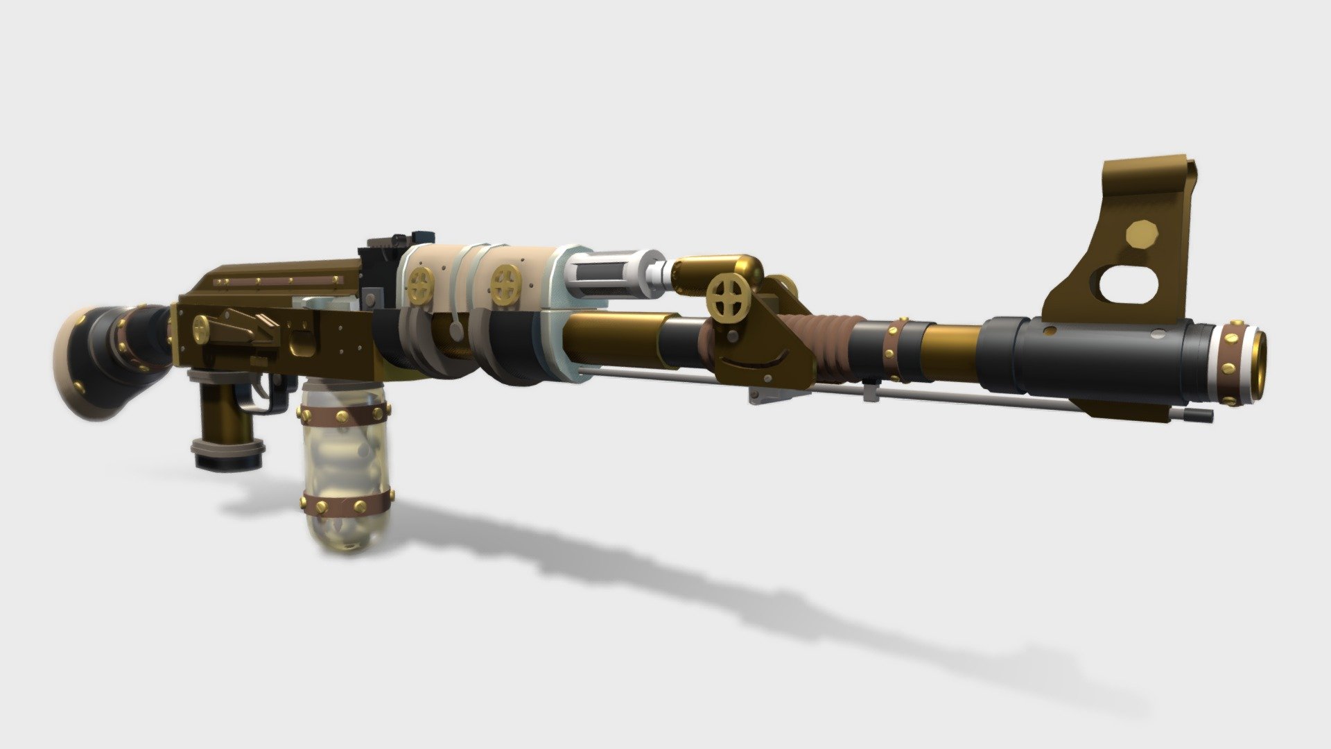 AK | Steampunk - Download Free 3D model by deirdree [e3c9ce6] - Sketchfab