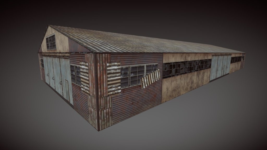 Old Warehouse - 3D model by Anna Smirnova (@asenath) [e3ca39b] - Sketchfab