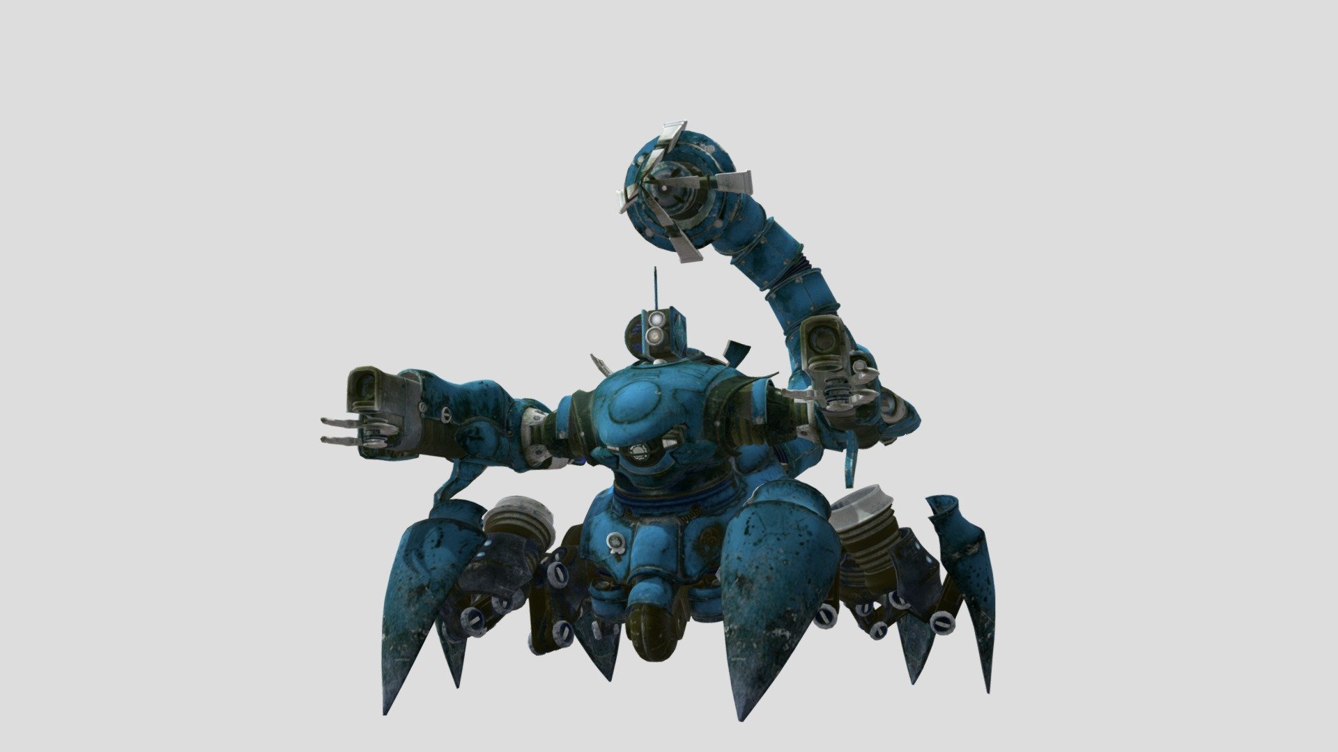 Scorpion Sentinel - Blue - FF7 Remake - Download Free 3D model by ...