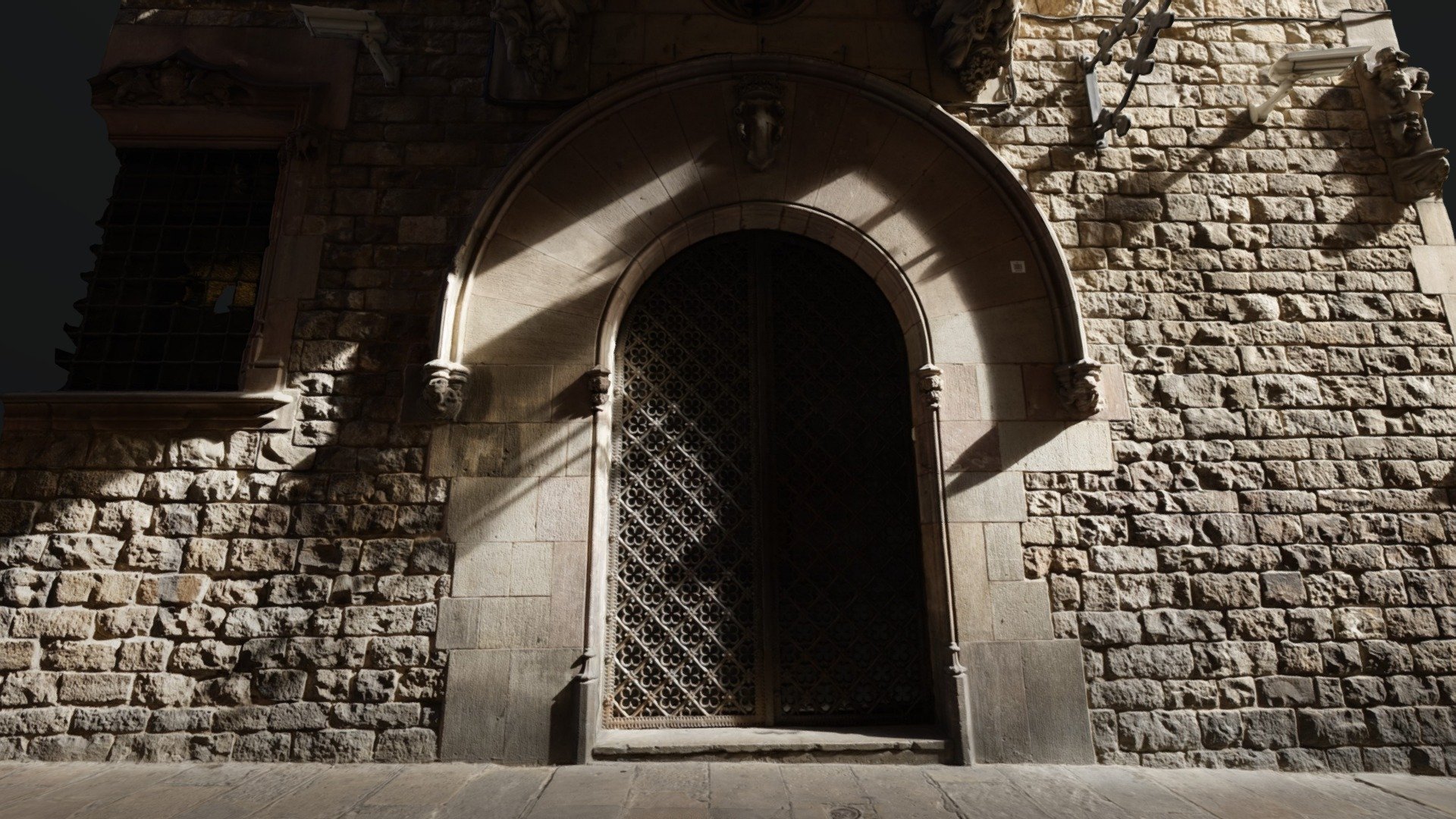 Bishop’s Bridge - Barcelona, Spain - Download Free 3D model by Azad ...
