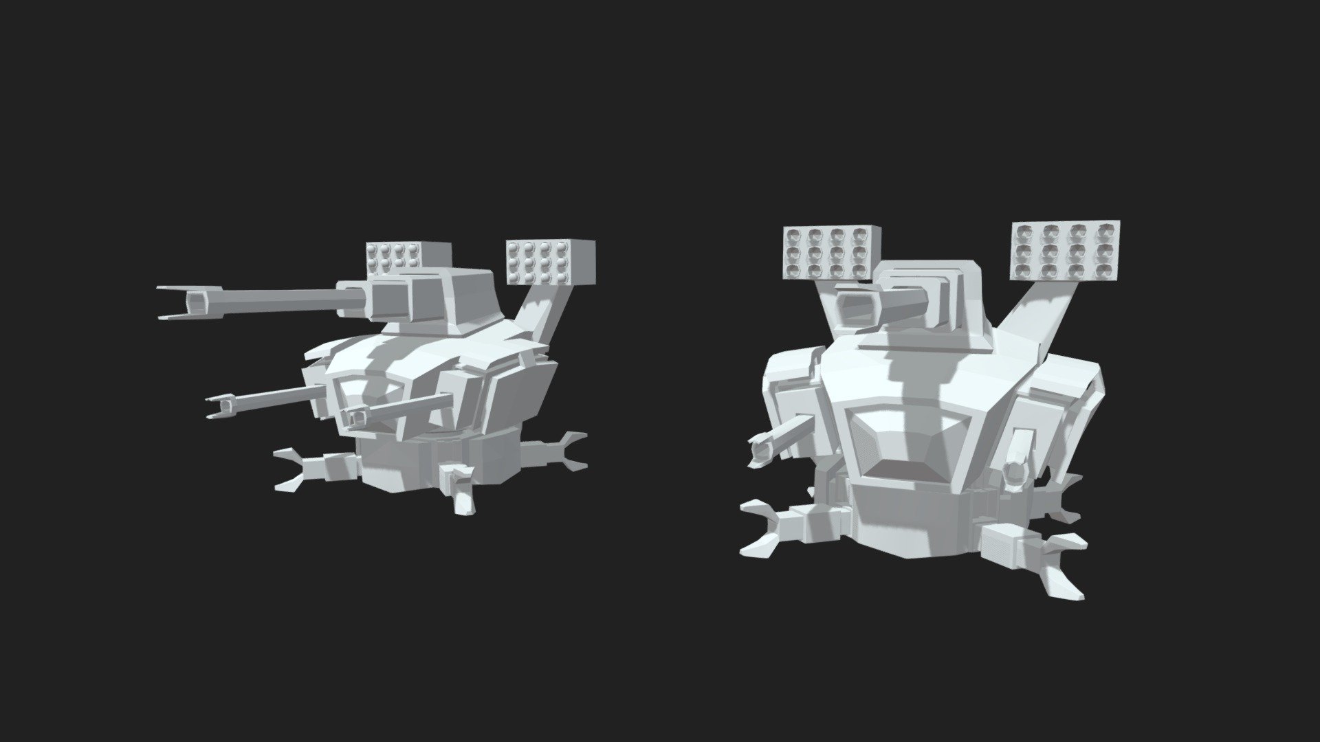 Mech Bodies - Download Free 3D model by jahobs [e3cc355] - Sketchfab