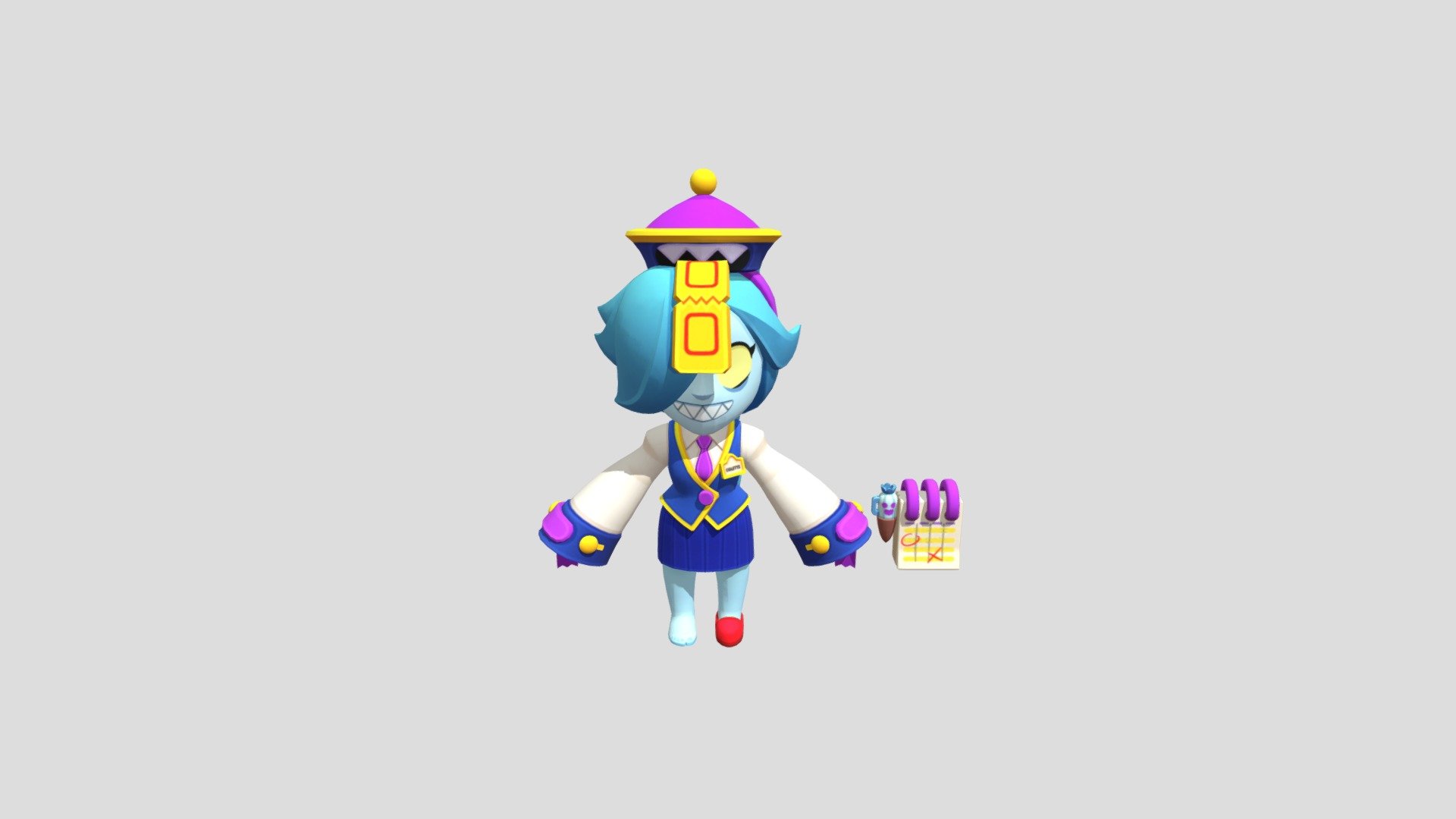 inspector_colette_t-pose_brawl_stars - 3D model by Drizzly (@ghFoxy ...