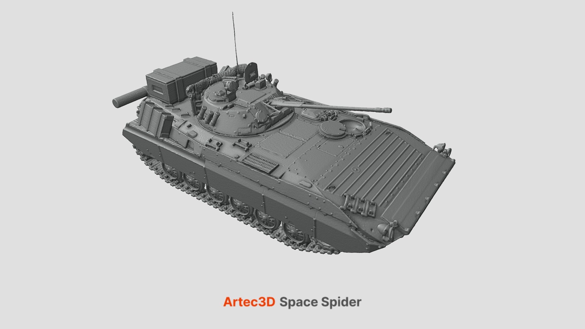 Toy model of a tank - 3D model by Artec 3D [e3cc89c] - Sketchfab
