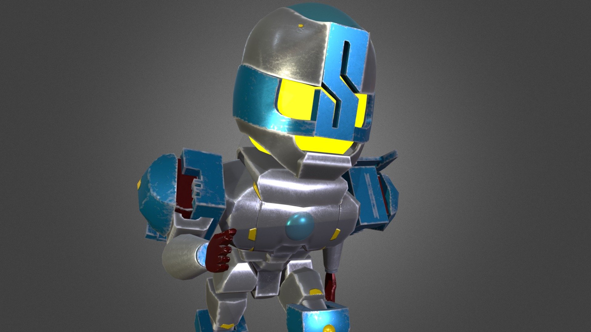 CSC Robot - 3D model by FLYRICE (@superrice1983) [e3ce1aa] - Sketchfab