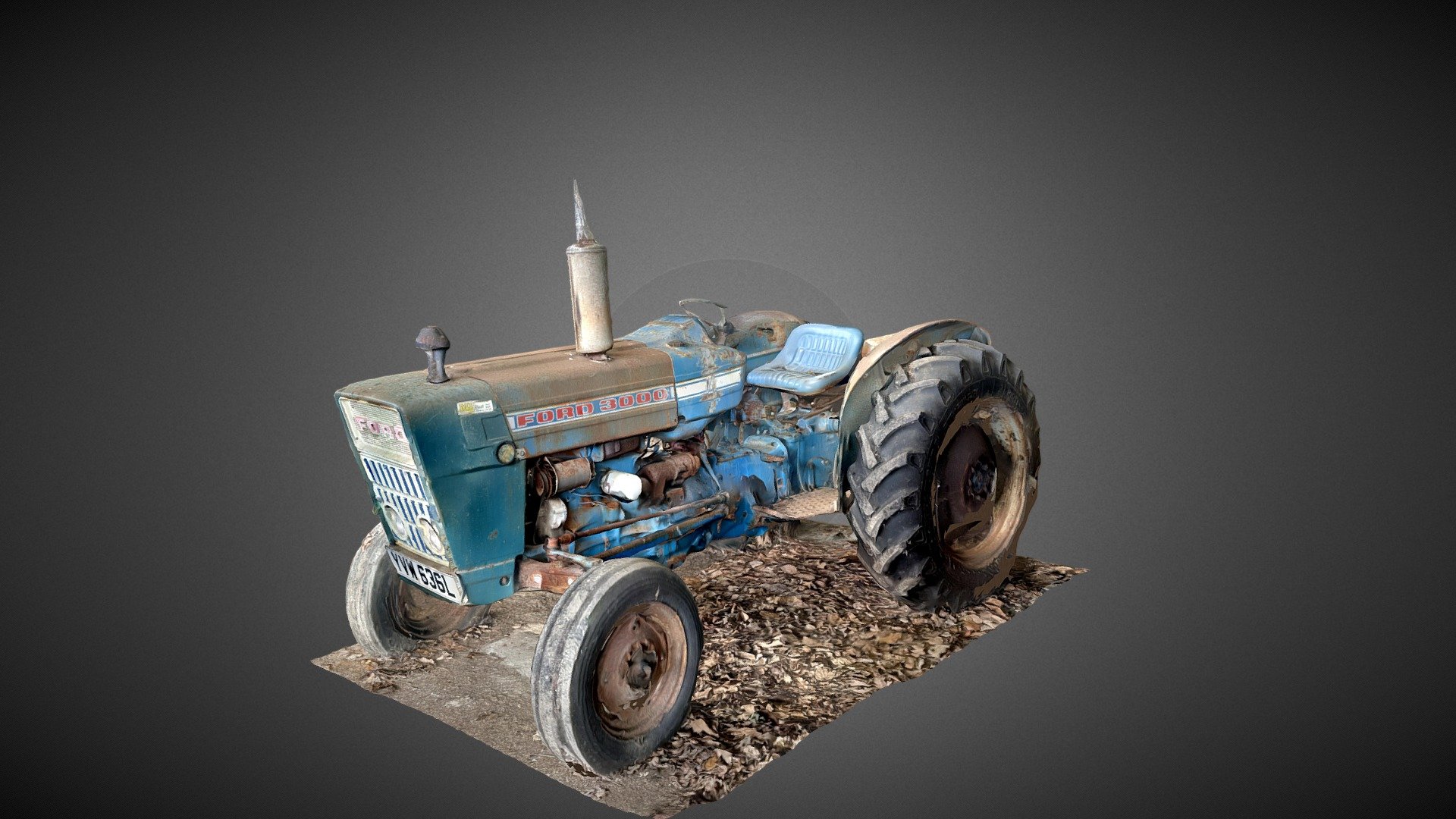 A rusty old tractor - Download Free 3D model by imageworks3D [e3d1802 ...