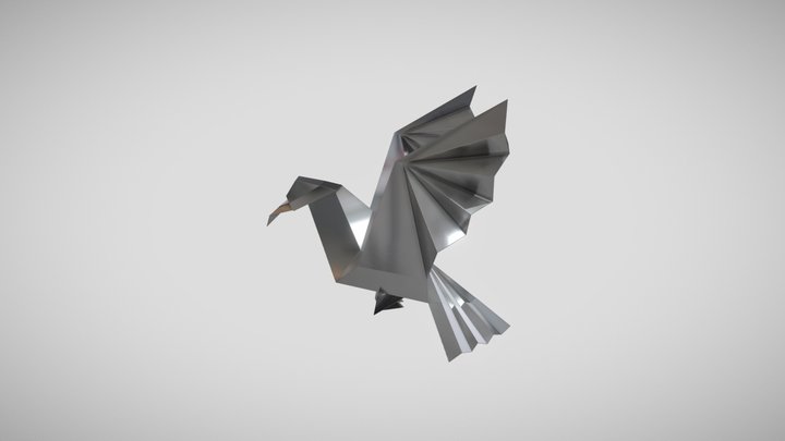 Bird_origami 3D models - Sketchfab