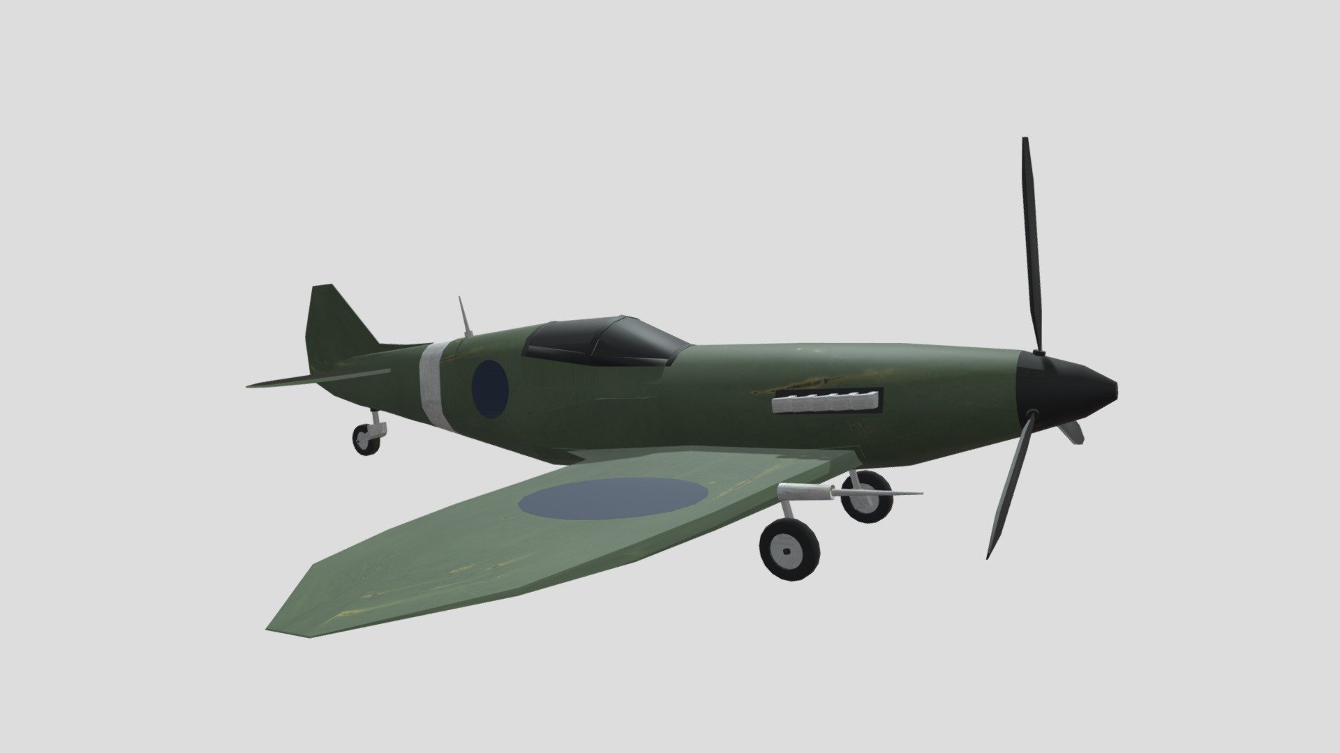 Spitfire - 3D model by john_shields (@John.Shields1) [e3d2d48] - Sketchfab