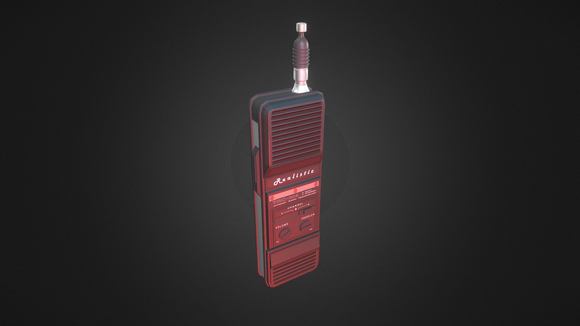 Radio Stranger Things - 3D model by ThomasRiehl [e3d614e] - Sketchfab
