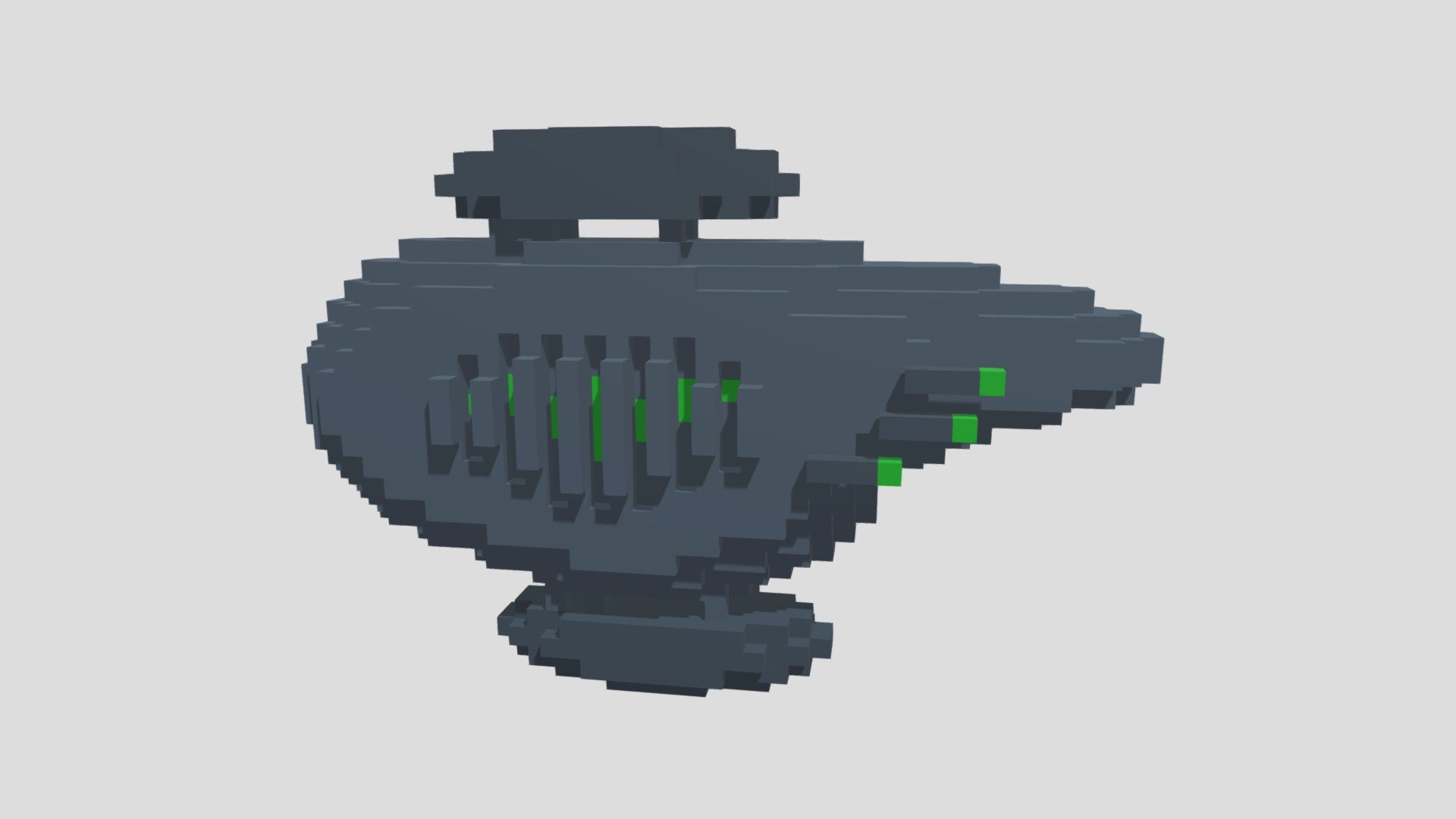 Alien Ship (variation 1) - 3D model by Emerson Young (@EmersonYoung ...
