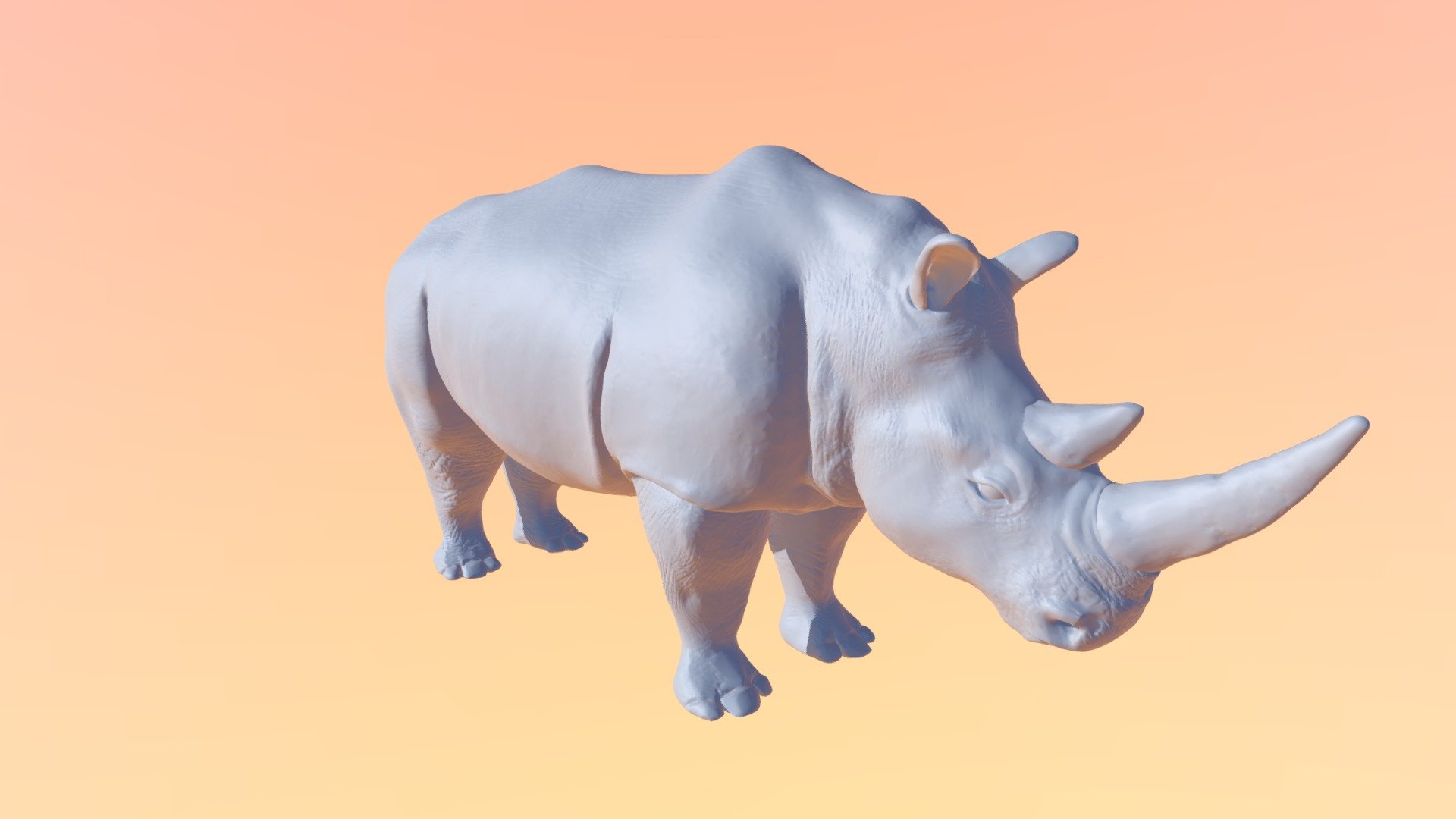 Rhinoceros - 3D model by sjs_scott [e3d6963] - Sketchfab