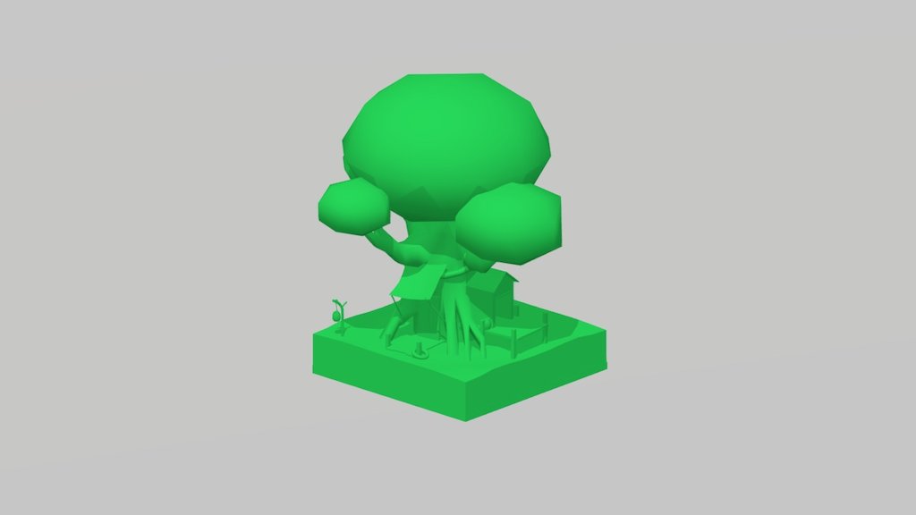 Tree House Isometric (in working Progress) - 3D model by SkyyWill ...