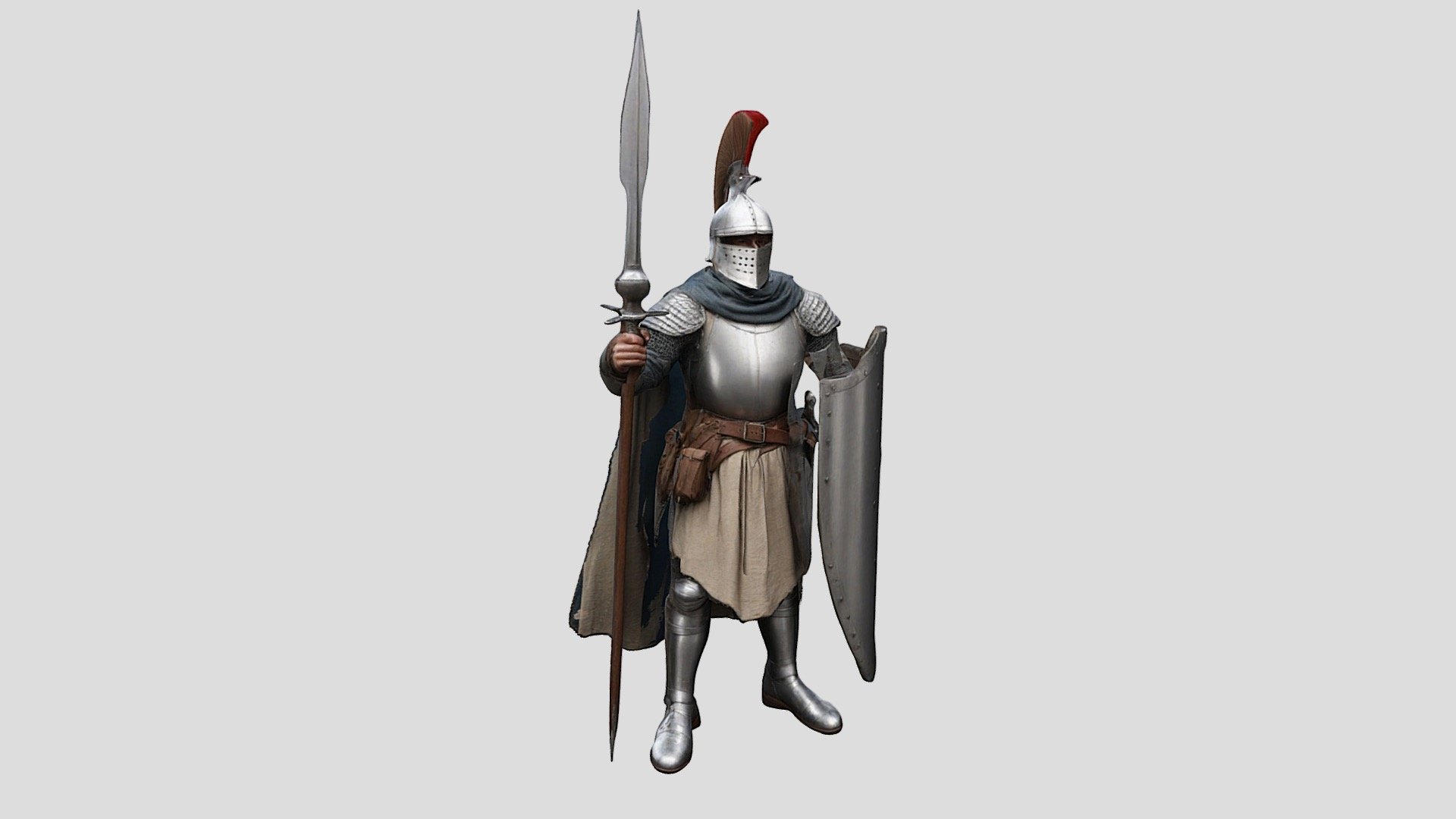 Medieval Soldier - Download Free 3D model by illustros [e3d6bda ...