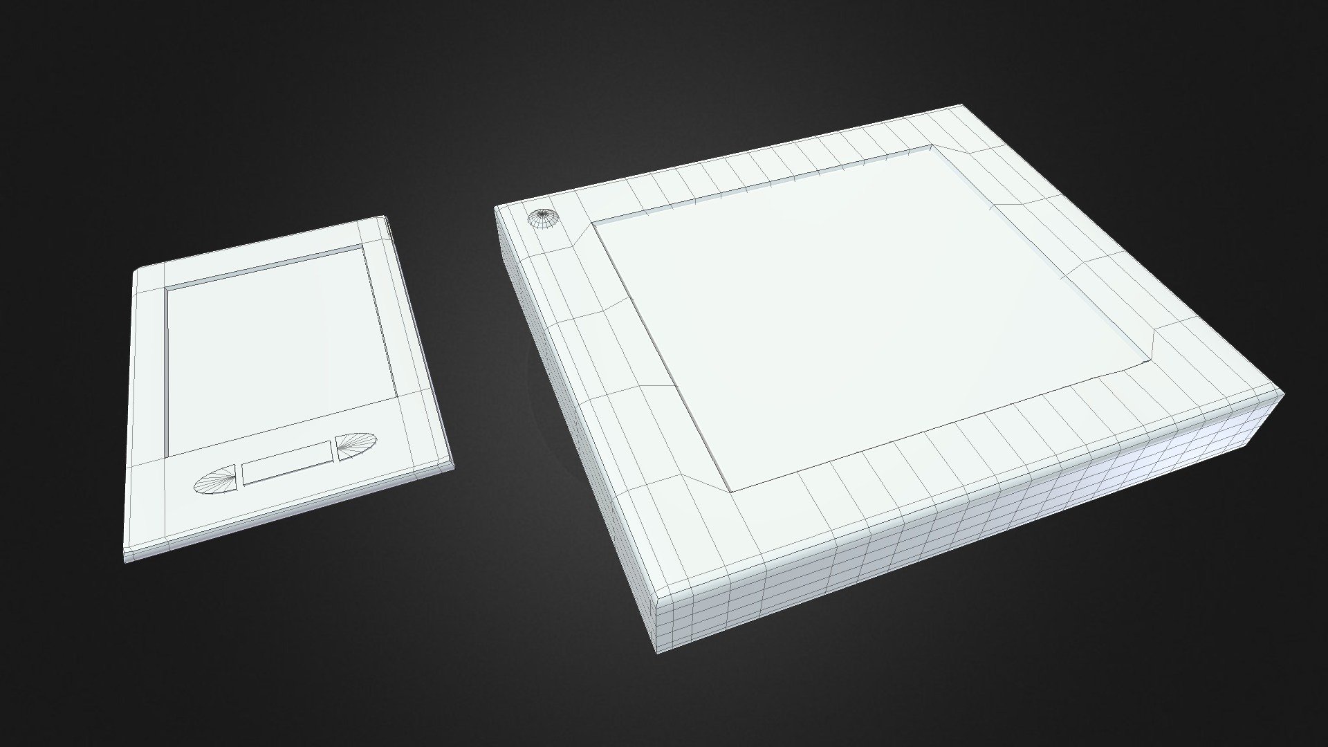 Sci-Fi Tablet Projector Gadgets untextured - Download Free 3D model by ...