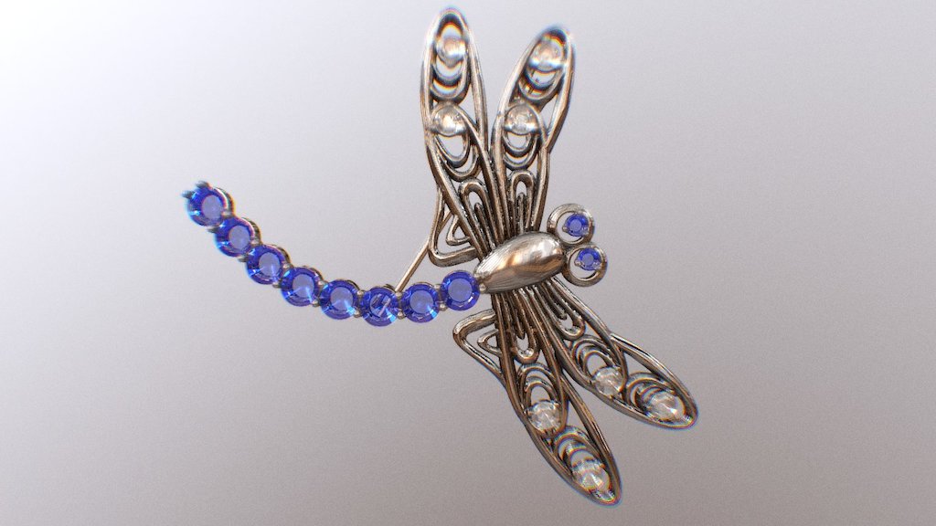 dragonfly - 3D model by Mihail Burmistrov (@mishkin79) [e3d8c3a ...