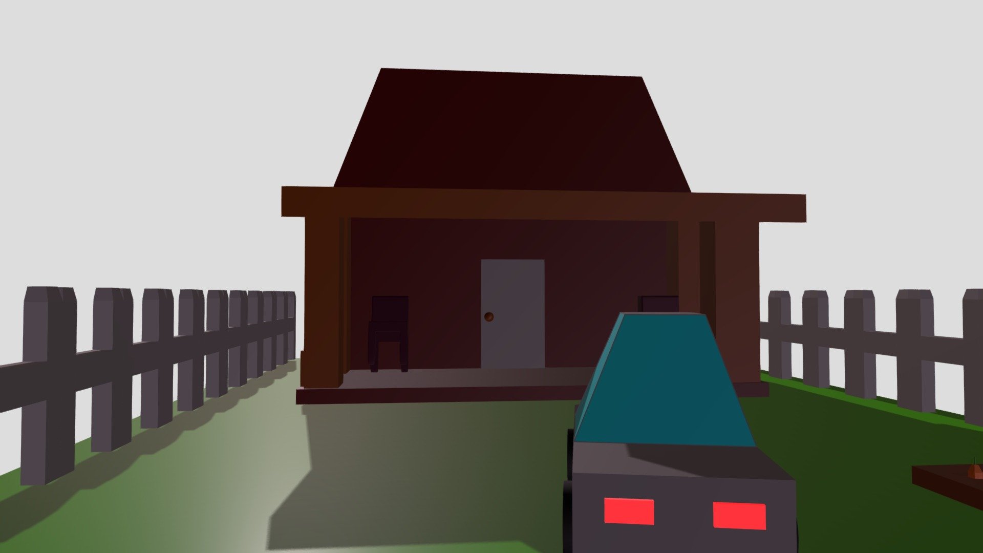The Farm House, Low Poly Blender Scene - Download Free 3D model by ...