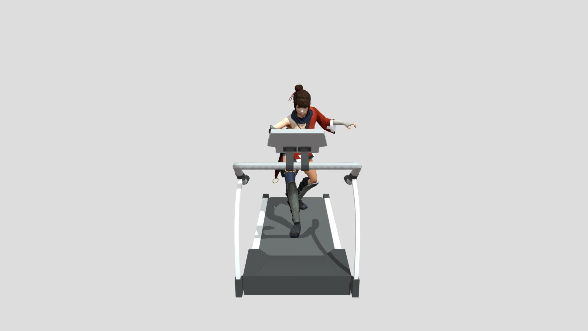 Kunoichi Walk Cycle - 3D model by Igl00 [e3d9a90] - Sketchfab