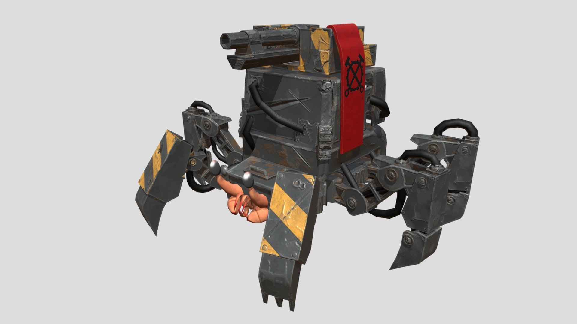 dieselpunk creature - 3D model by one ear (@bubooo2121) [e3db695 ...