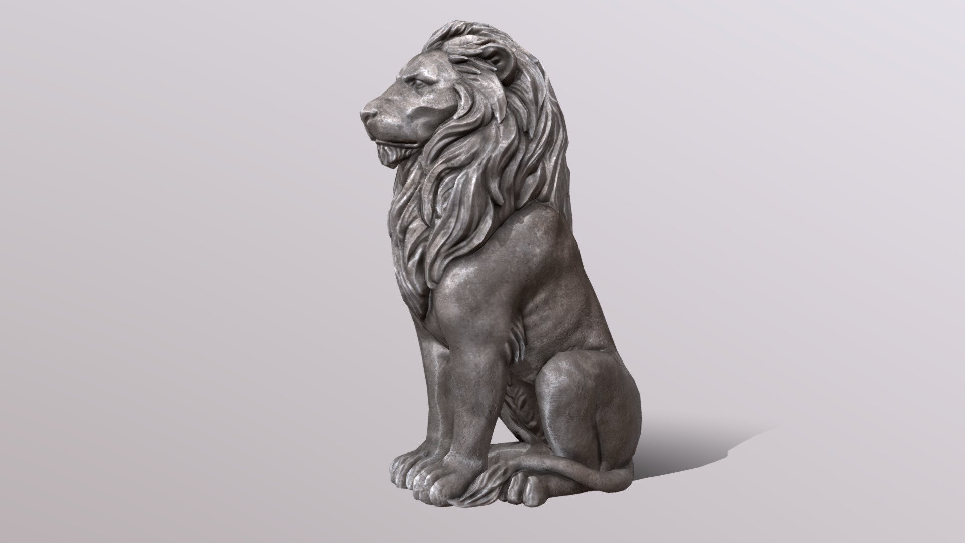 Lion Statue - Buy Royalty Free 3D model by Fujitora (@dubaakoor22 ...