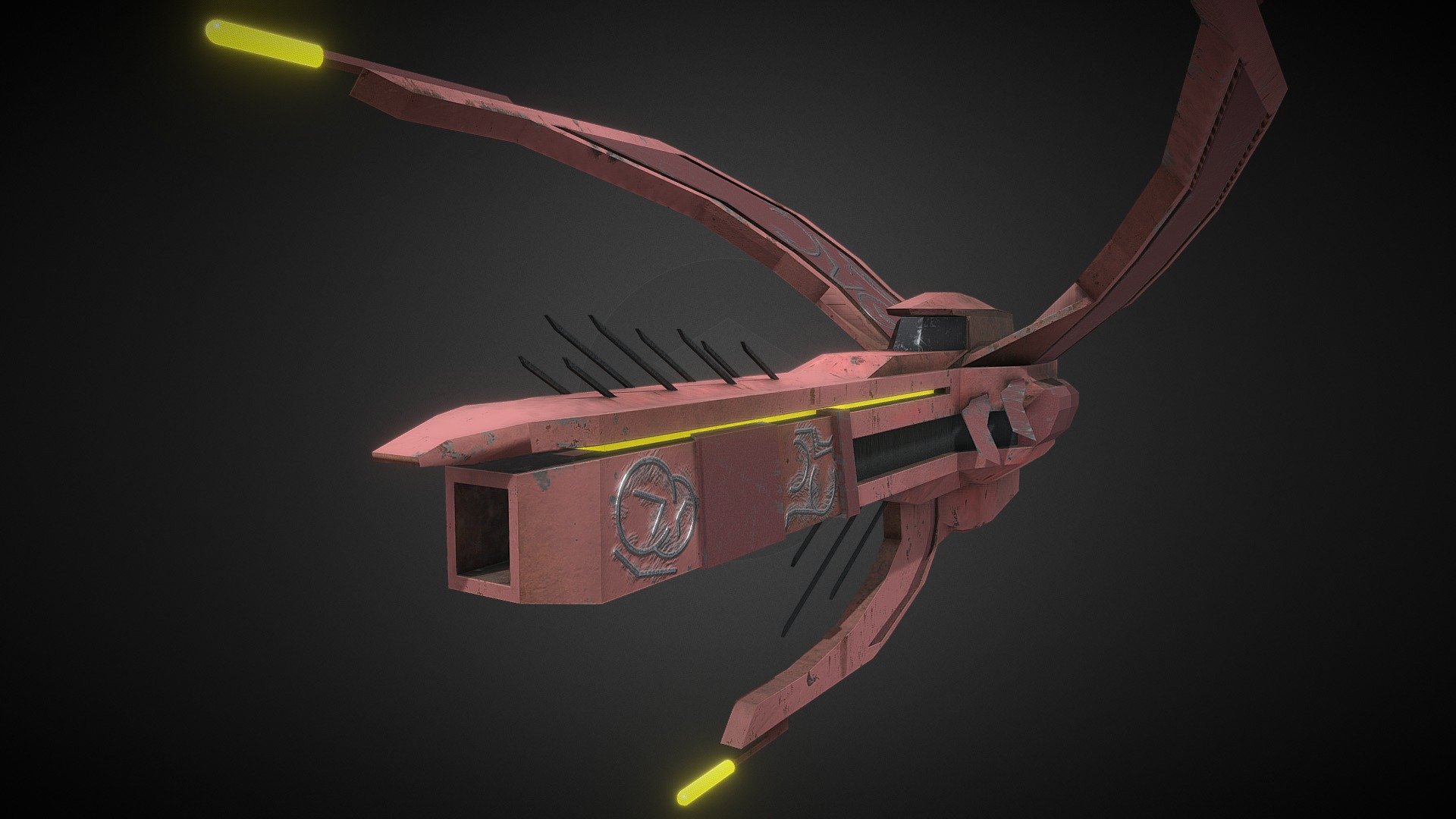 Sci-Fi Scrap Ship - Download Free 3D model by Matthew722 [e3dc8e1 ...